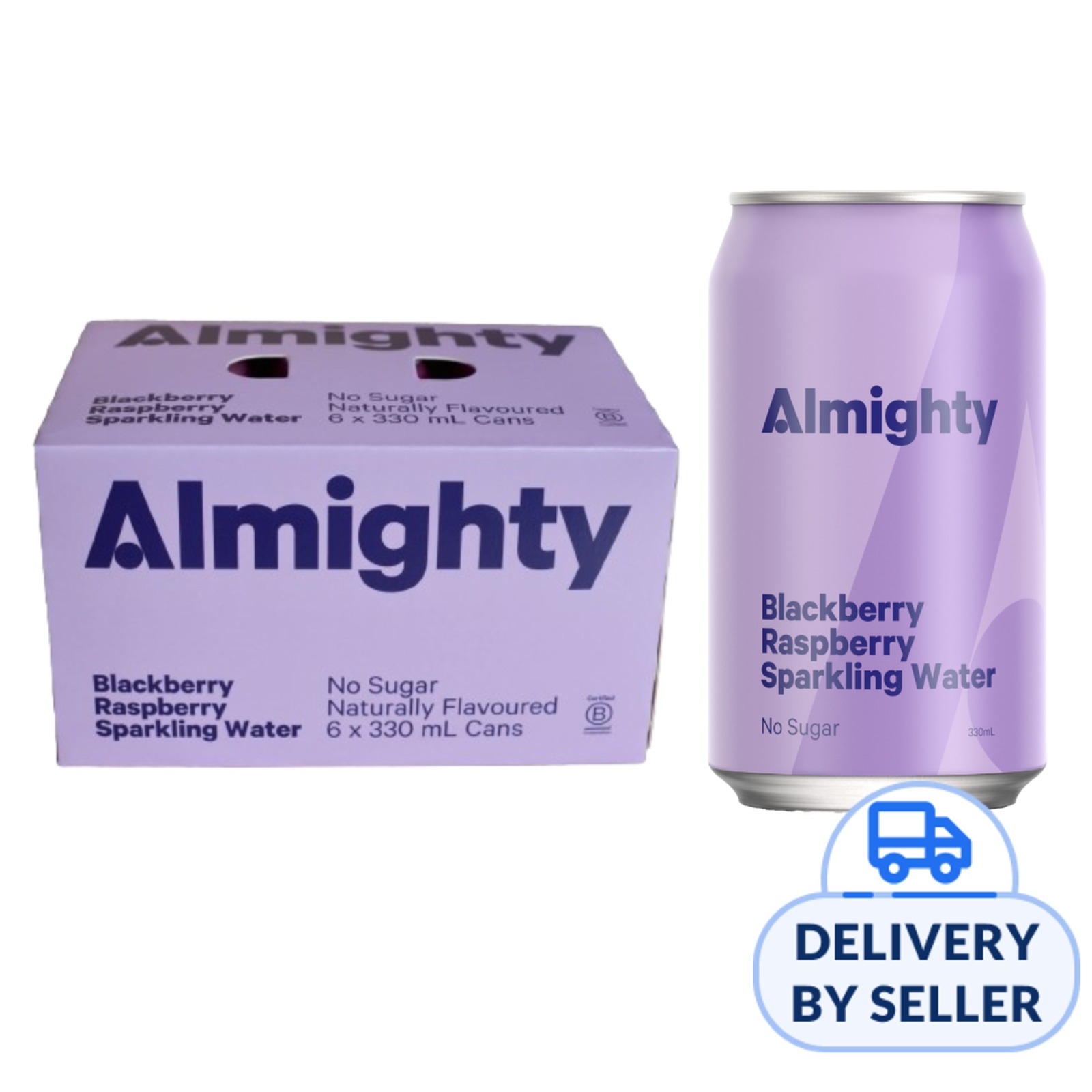 Drink Almighty Sparkling Water - Blackberry Raspberry | NTUC FairPrice