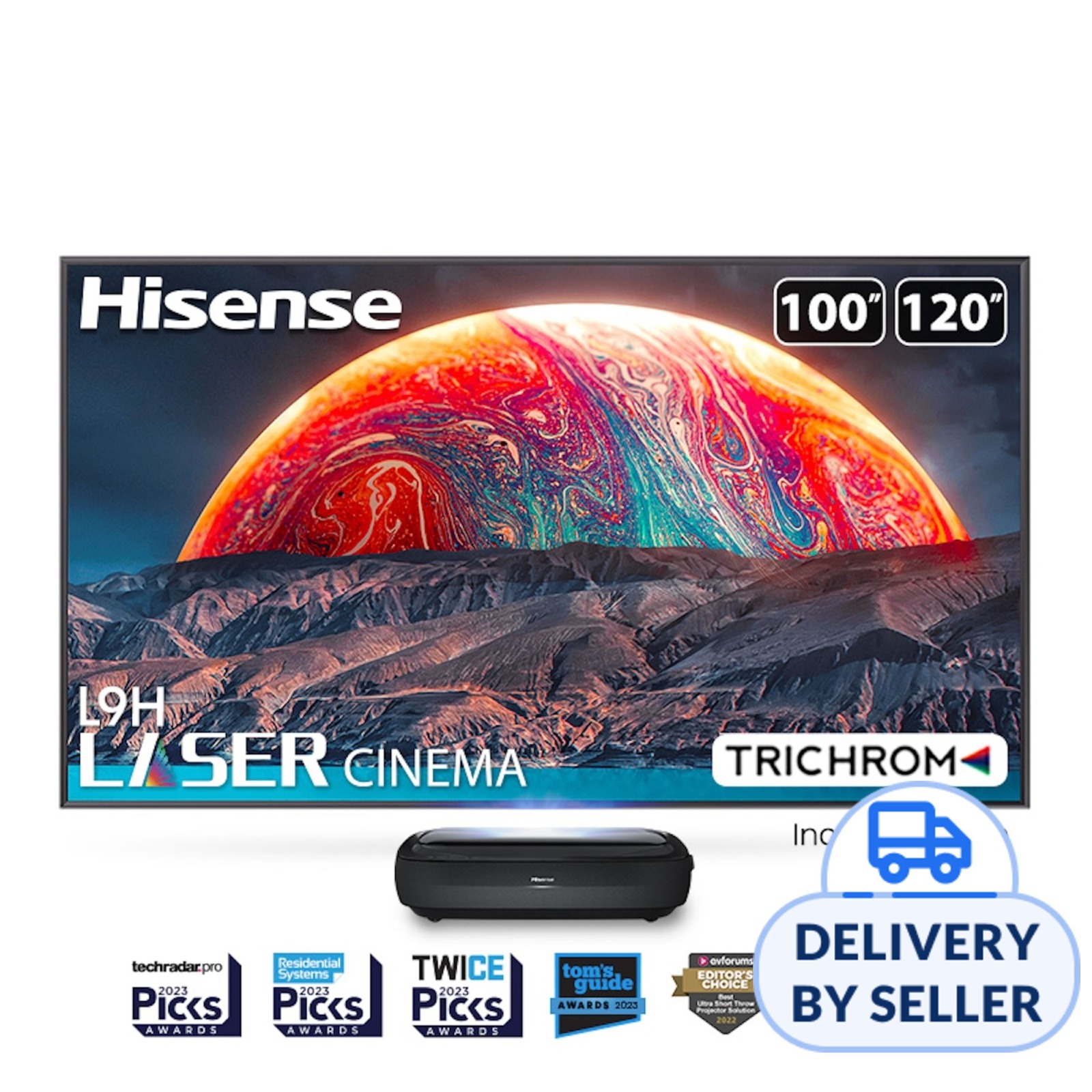 Hisense 120 inch 4K TriChroma Laser Cinema TV (L9H) | NTUC FairPrice