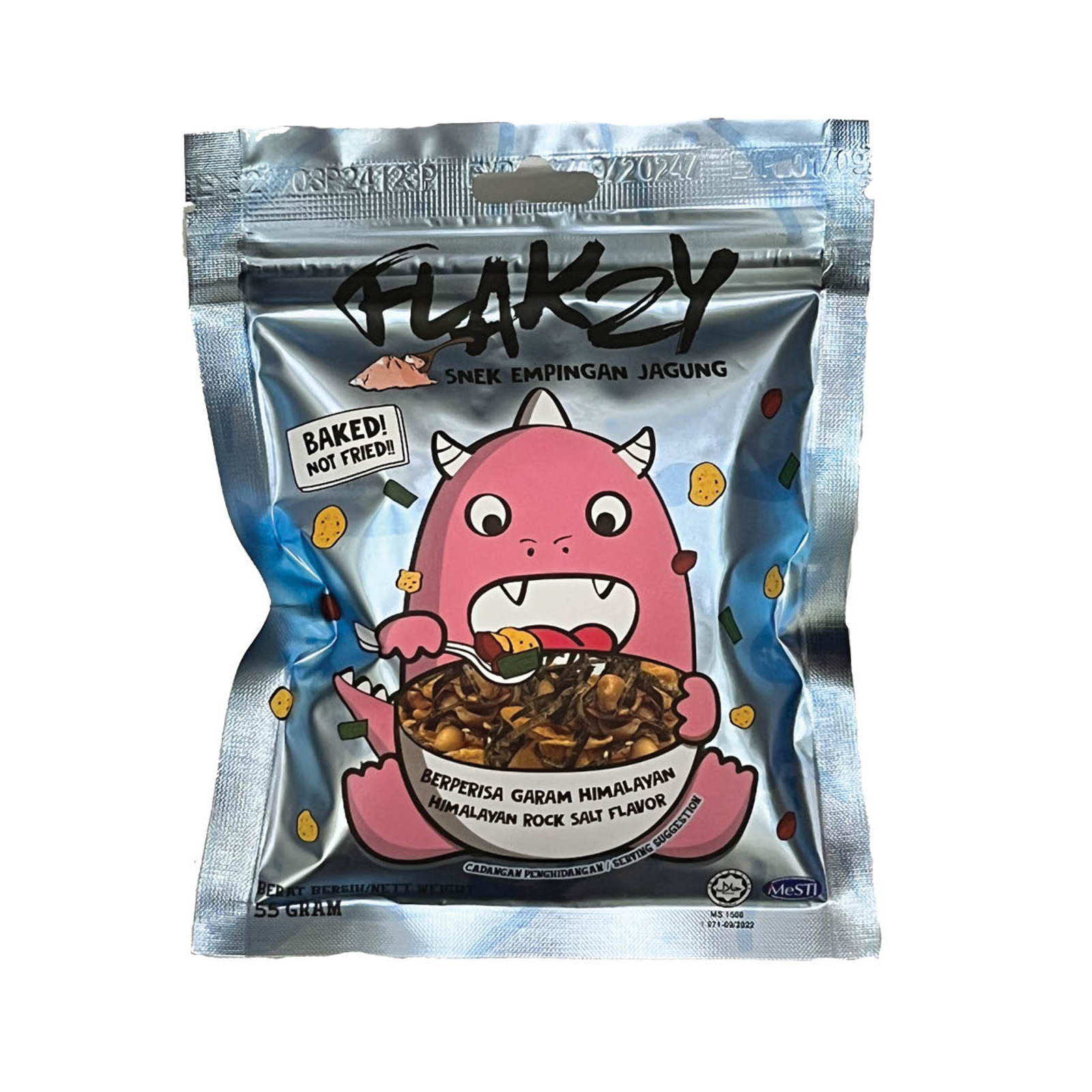 Flakzy Corn Flakes Snack Himalayan Rock Salt Flavour | NTUC FairPrice