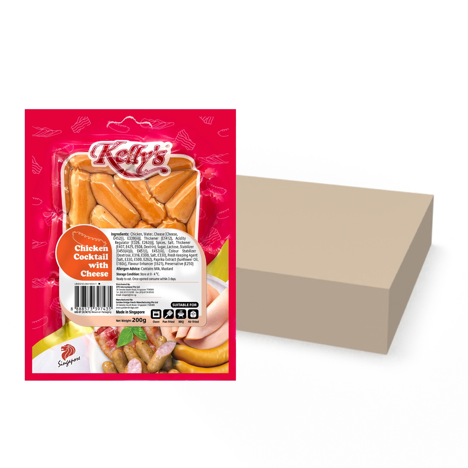 Kelly's Chicken Cocktail with Cheese - Chilled (CTN) | NTUC FairPrice