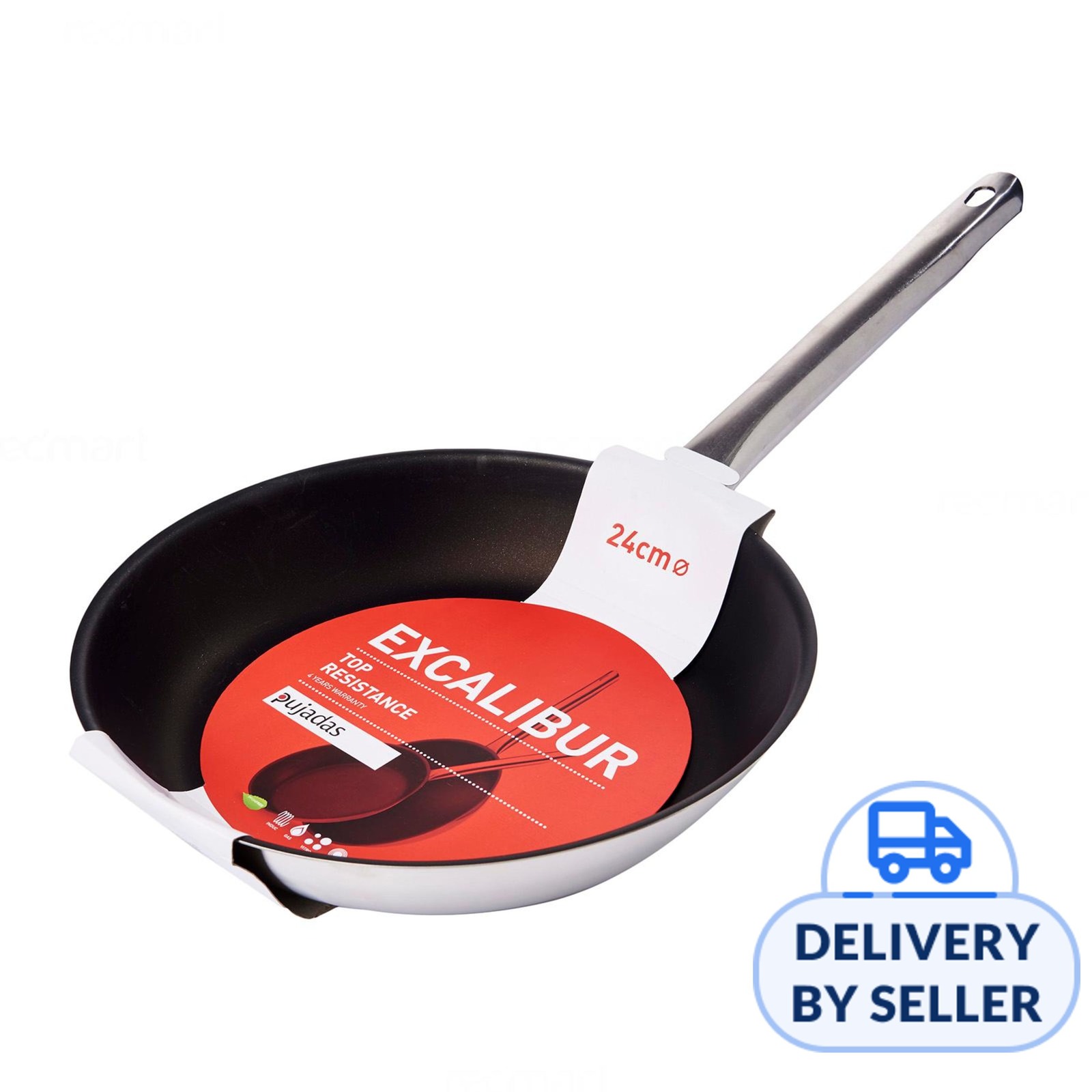 Pujadas Stainless Steel Non-Stick Fry Pan - 24Cm | NTUC FairPrice