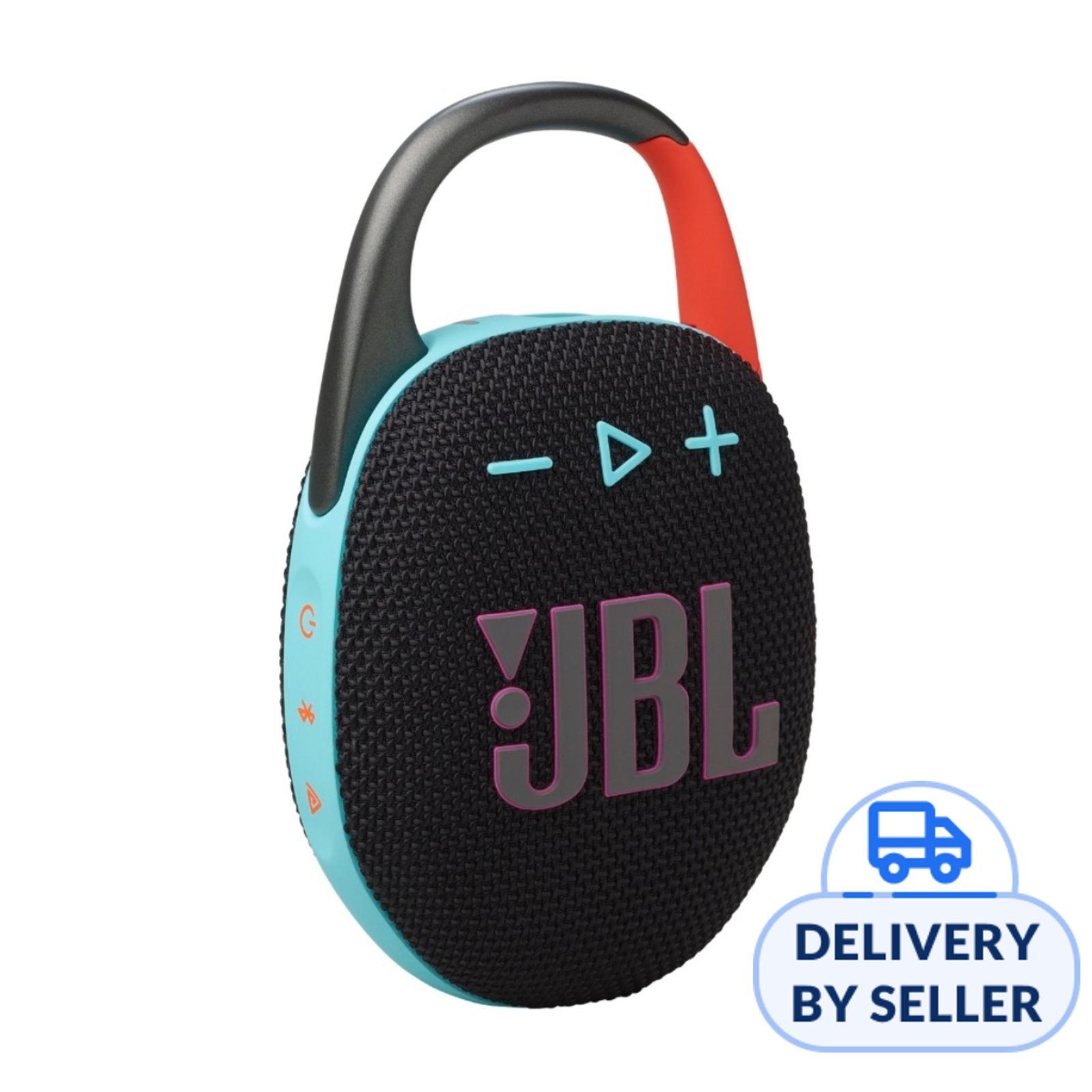 JBL Clip 5 Portable Speaker - Black Orange | NTUC FairPrice