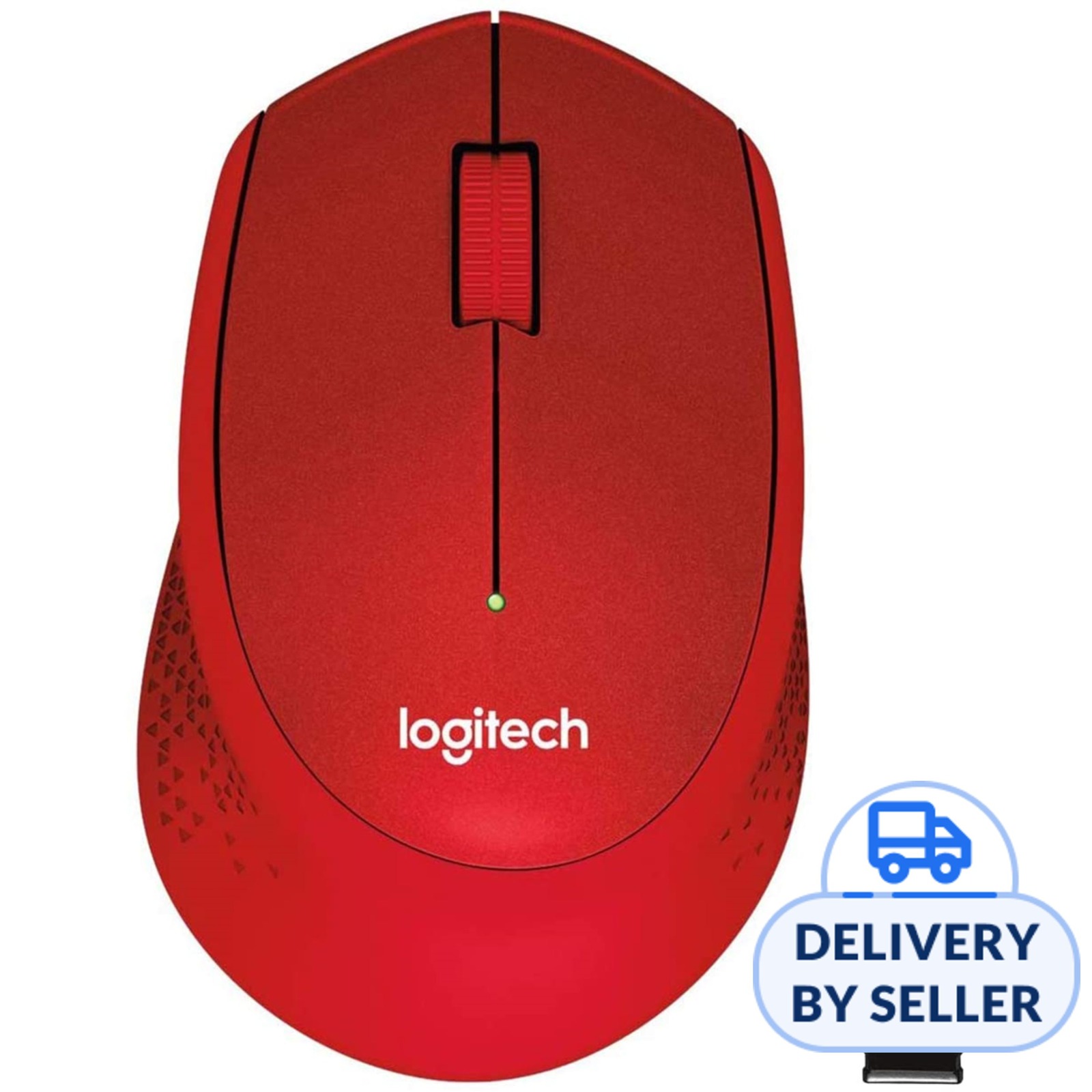 Logitech M331 Silent Plus Wireless Mouse - Red | NTUC FairPrice
