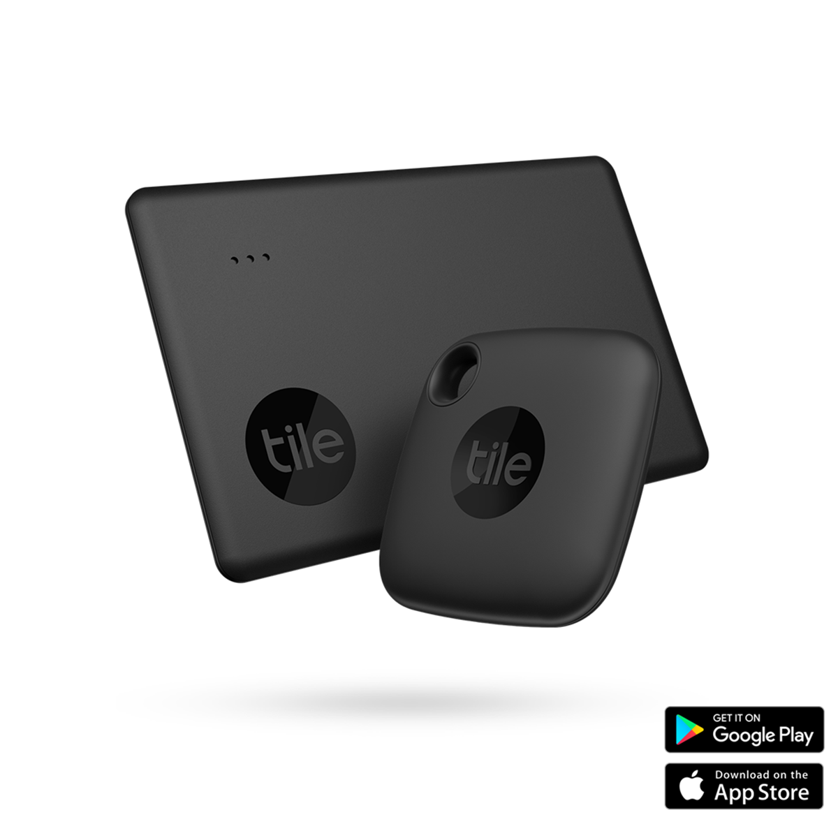 Tile Starter 2-Pack Bluetooth Tracking Devices - Black (2022) | NTUC ...