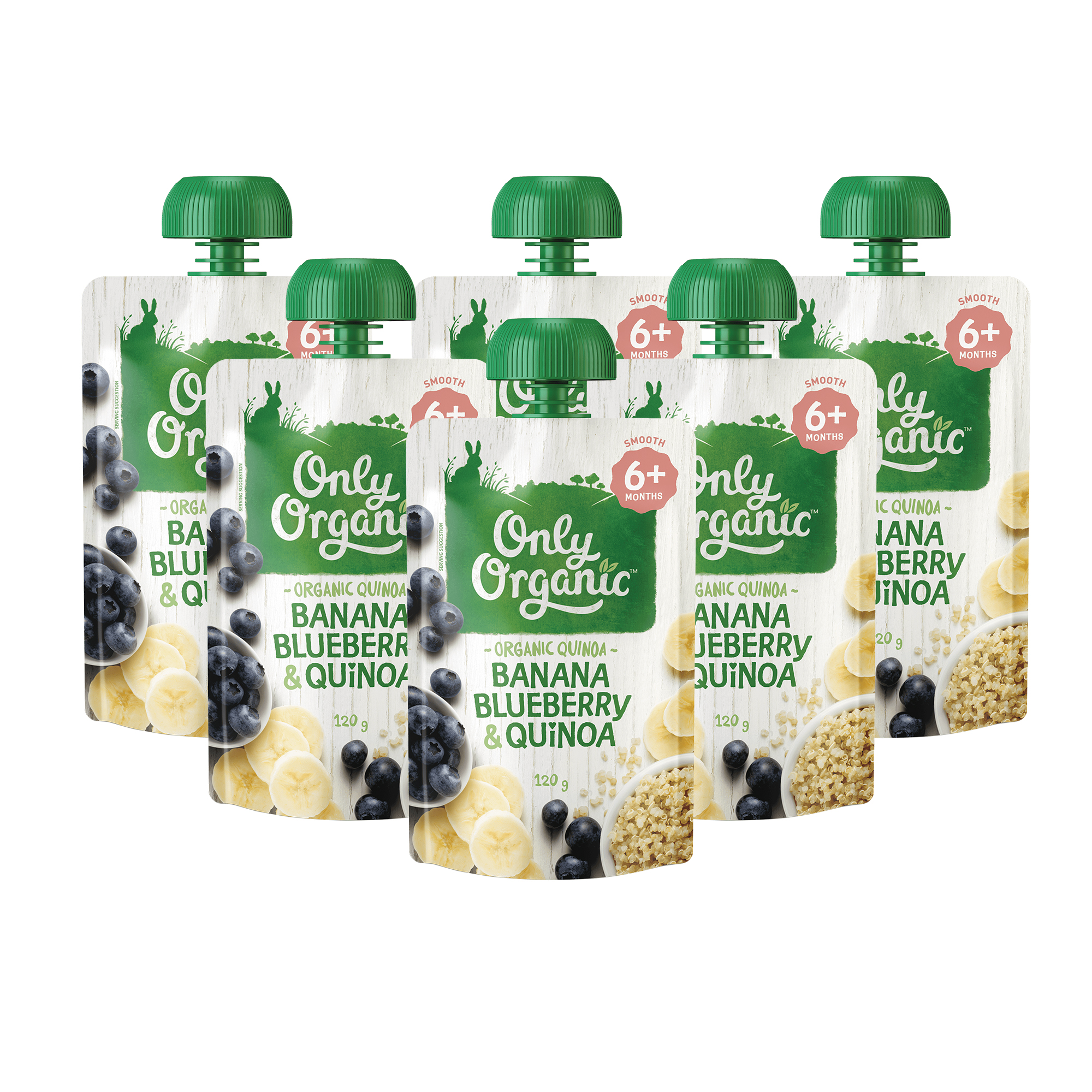 Only Organic Banana Blueberry & Quinoa | NTUC FairPrice