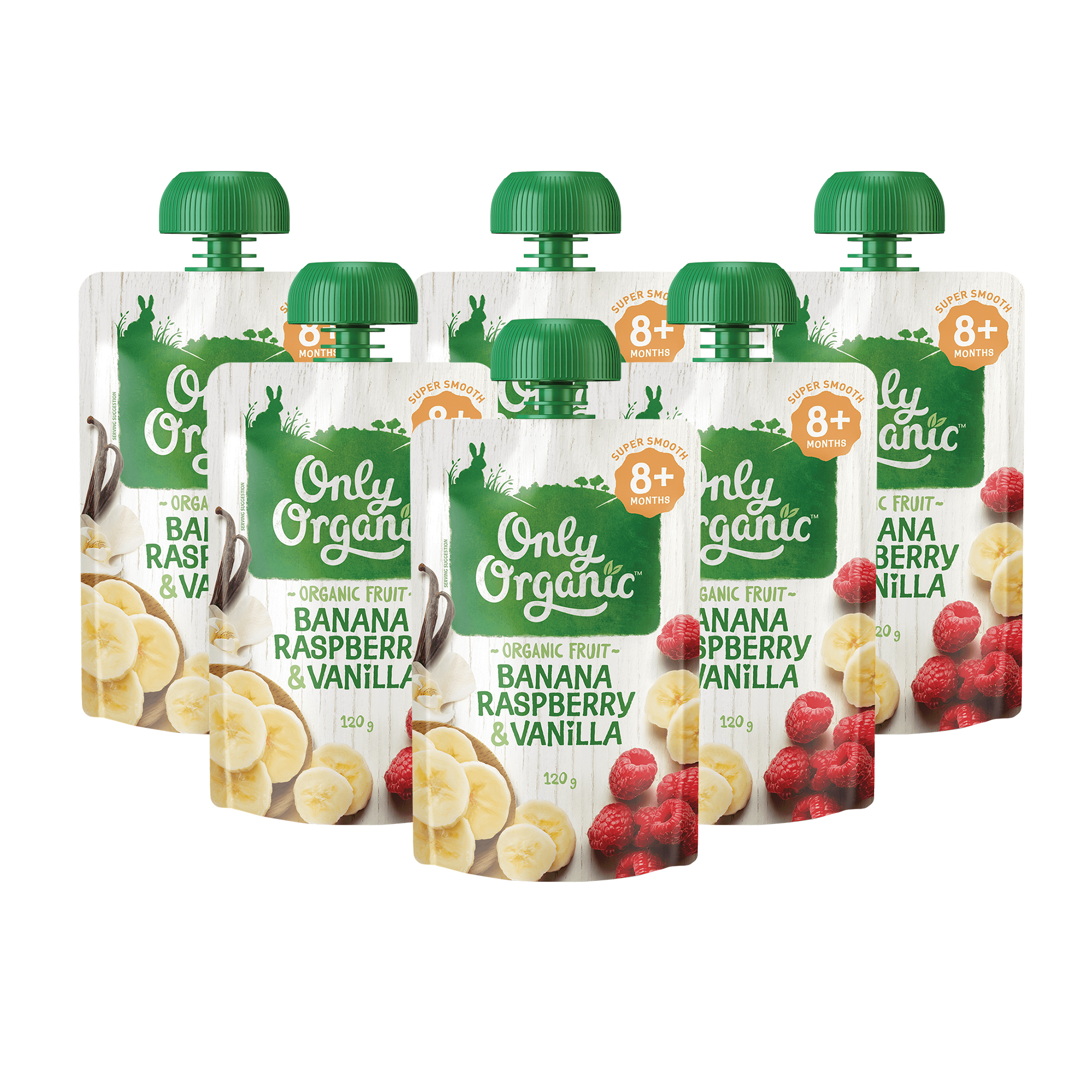 Only Organic Banana, Raspberry & Vanilla | NTUC FairPrice