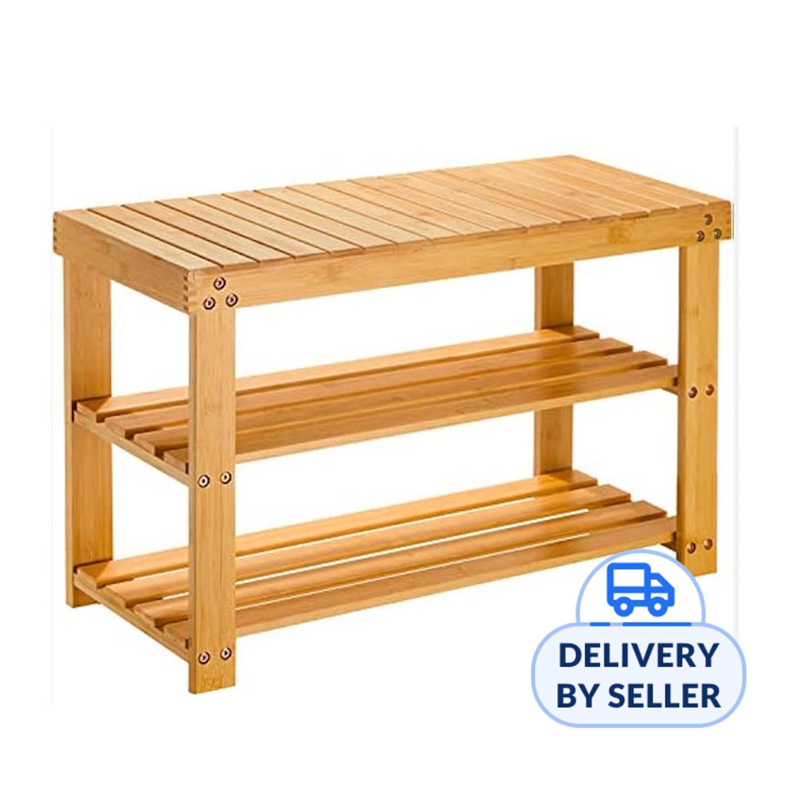 Bamboo Shoe Rack 60cm | NTUC FairPrice
