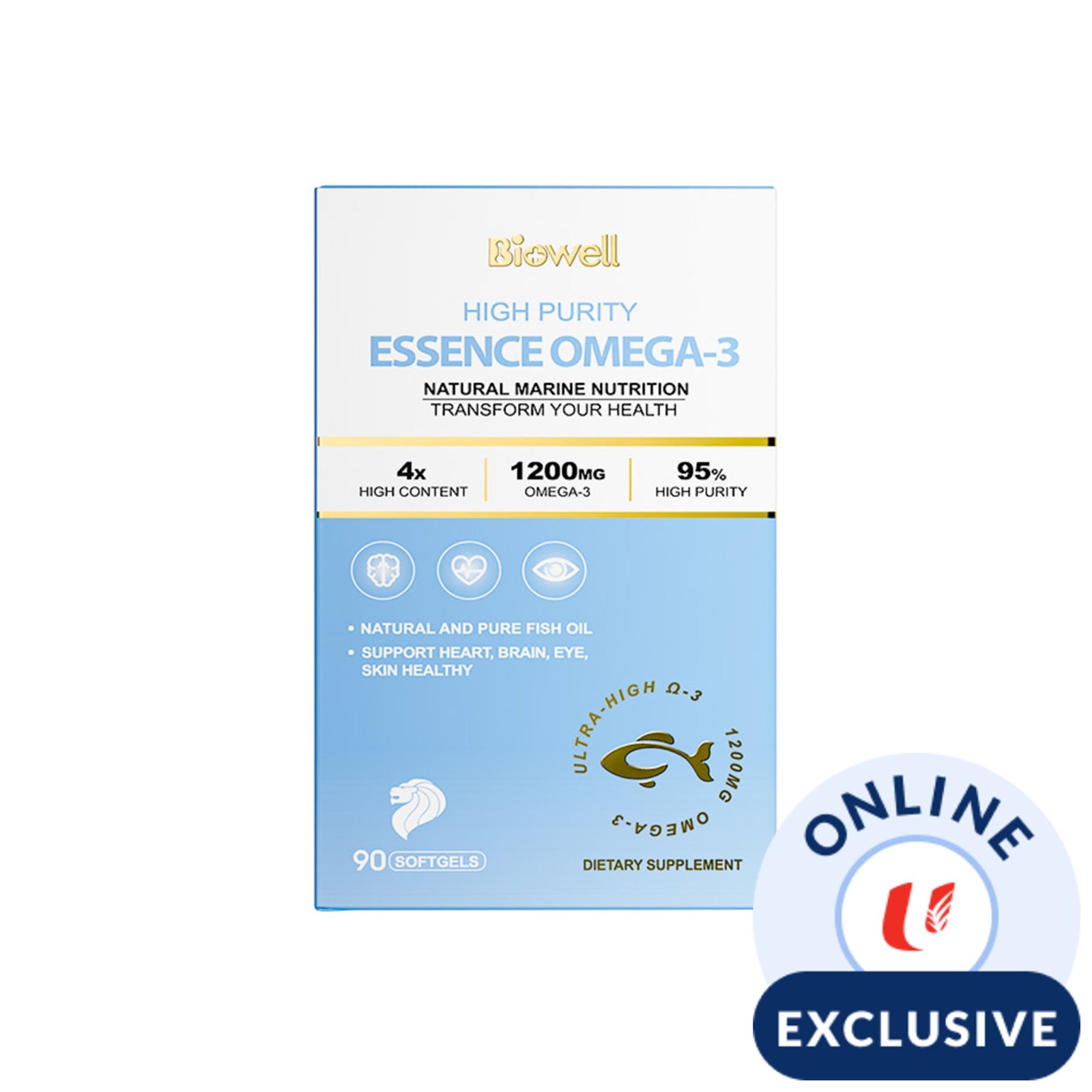 Biowell High Purity Essence Omega-3 95% | NTUC FairPrice