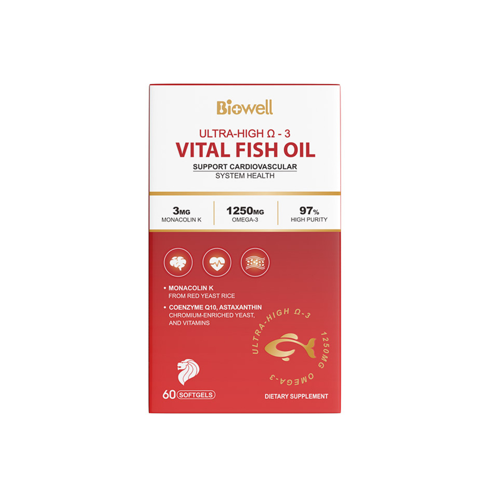 Biowell Biowell Vital Fish Oil 97% | NTUC FairPrice