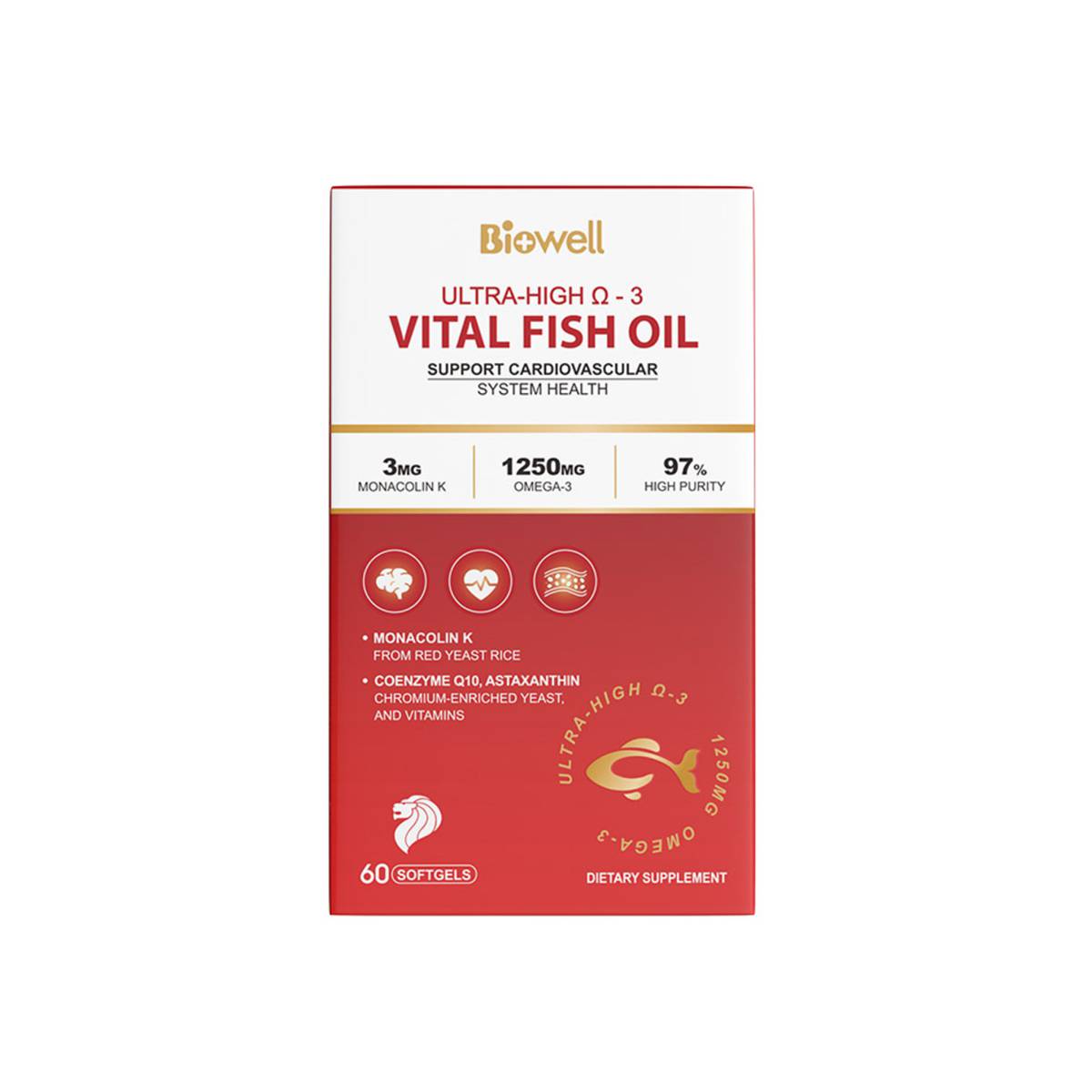 Biowell Biowell Vital Fish Oil 97% | NTUC FairPrice
