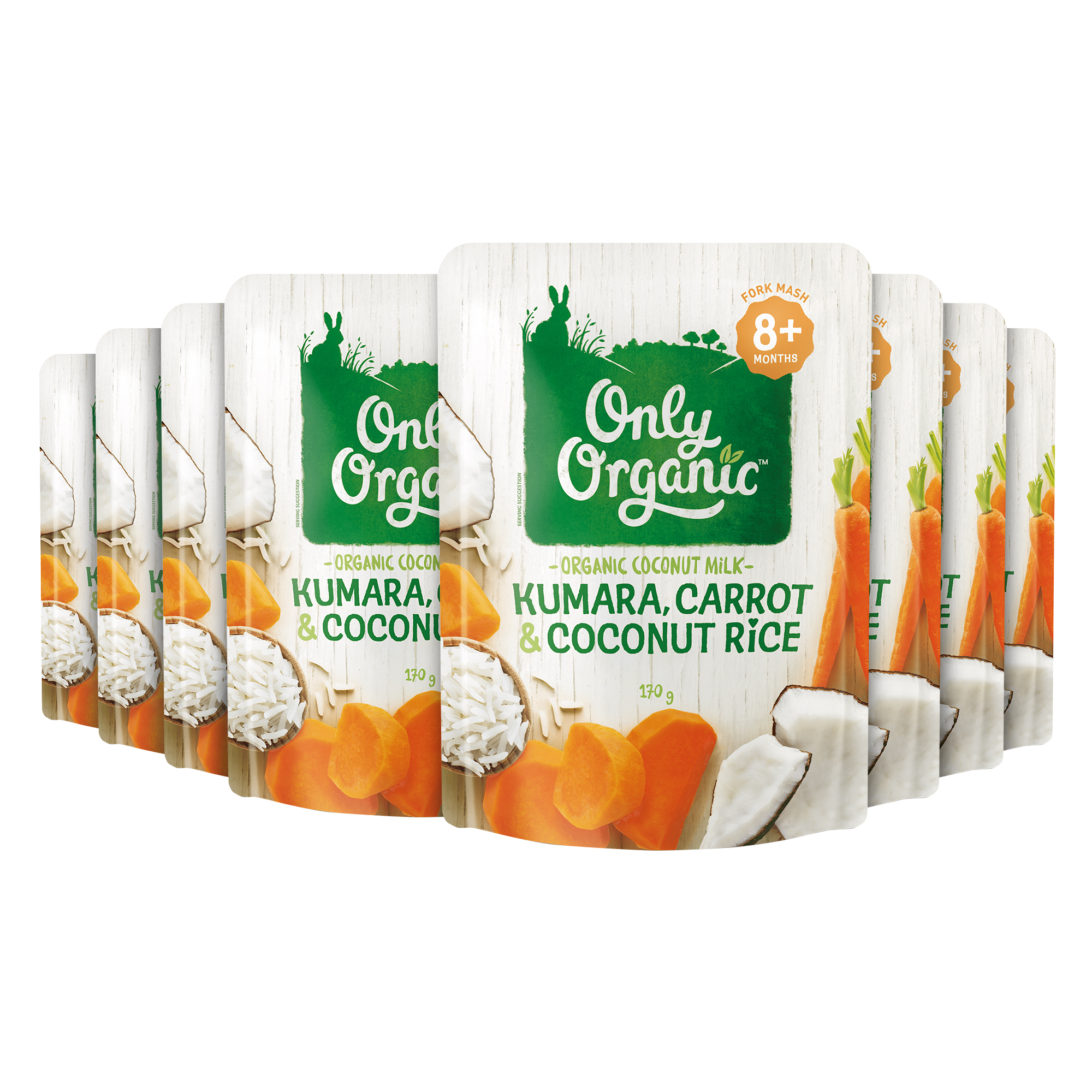 Only Organic Kumara Carrot & Coconut Rice | NTUC FairPrice