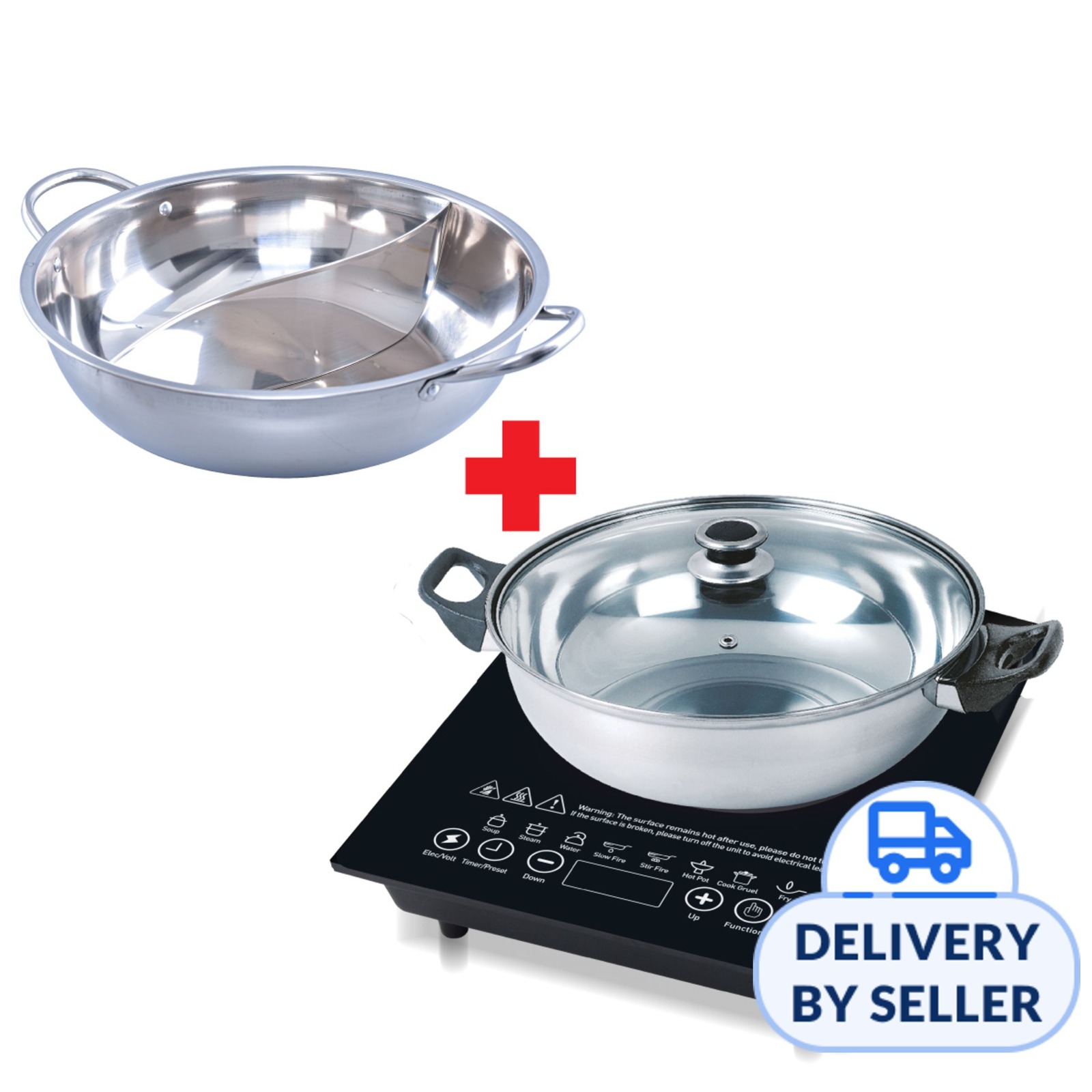 PowerPac Induction Cooker - PPIC888+YYPOT | NTUC FairPrice