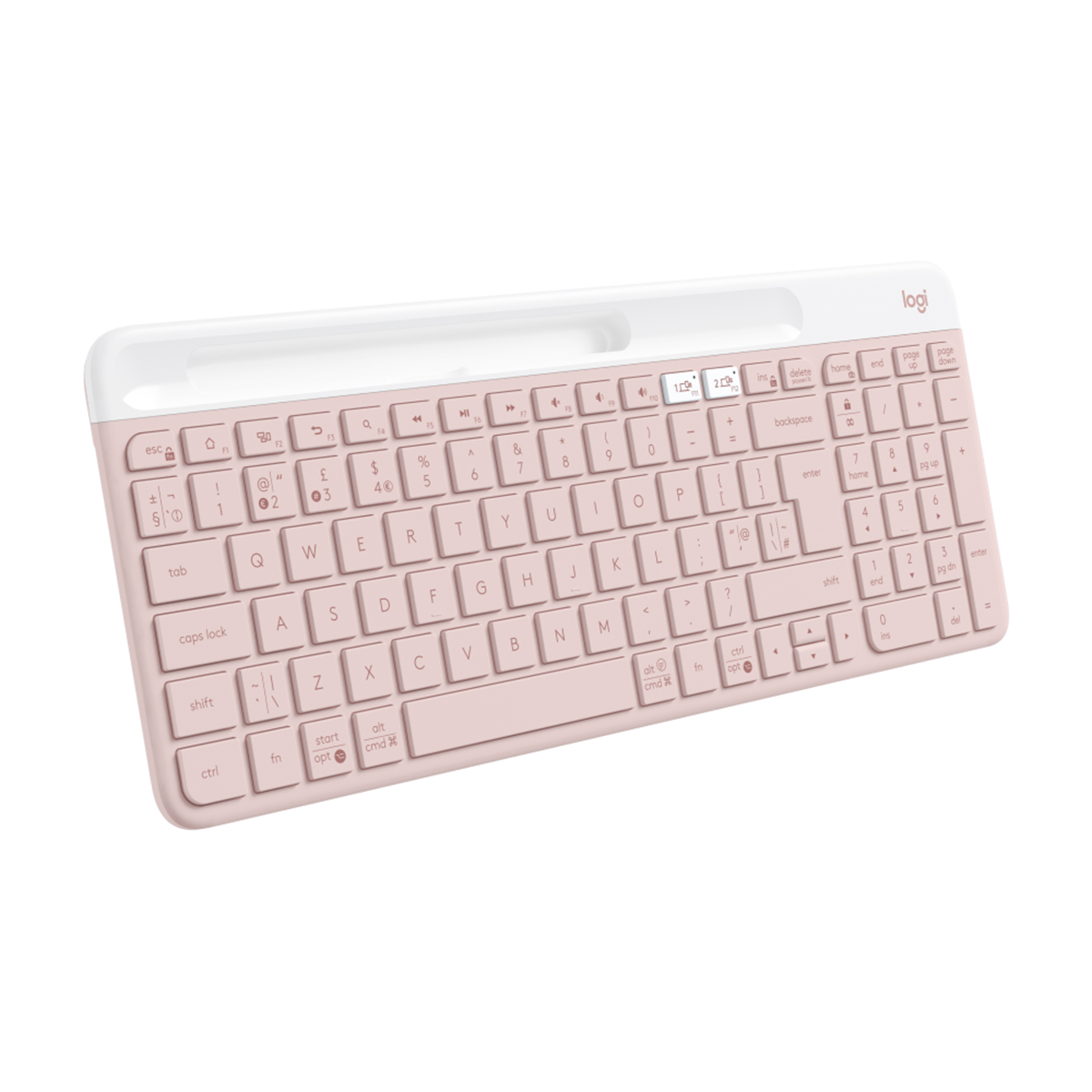 Logitech K580 Slim Multi-Device Bluetooth Keyboard - Rose | NTUC FairPrice