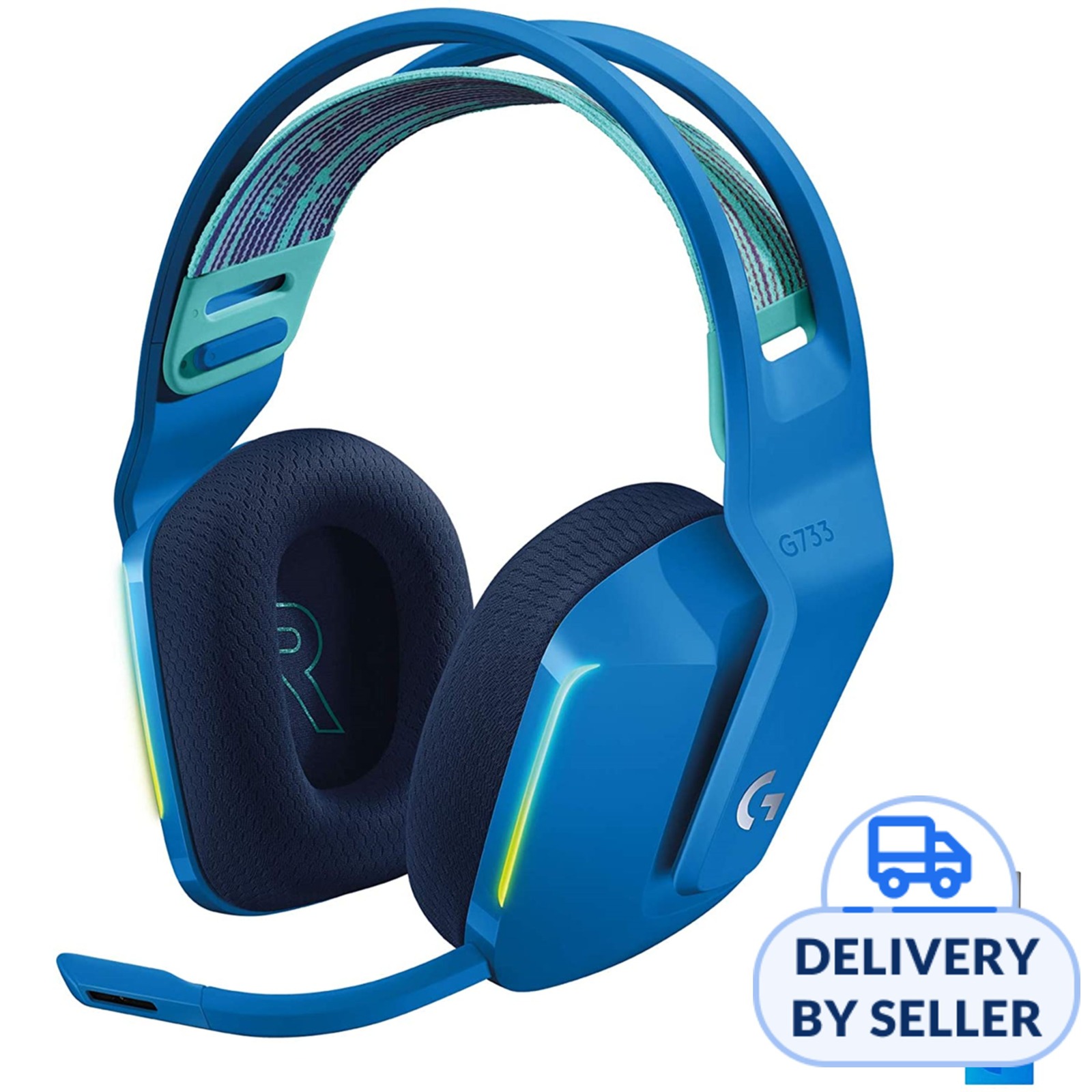 Logitech G733 Lightspeed Wireless Gaming Headset - Blue | NTUC FairPrice