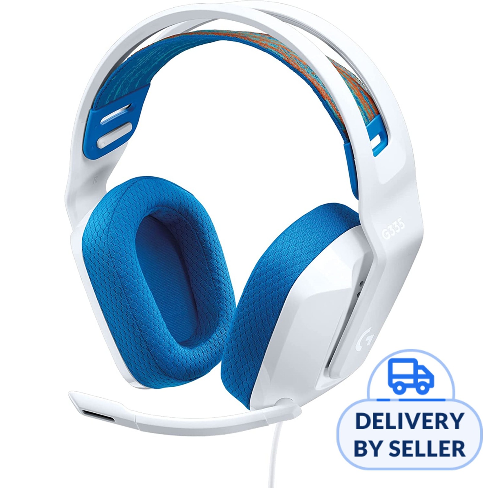 Logitech G335 Stereo Wired Gaming Headset - White | NTUC FairPrice