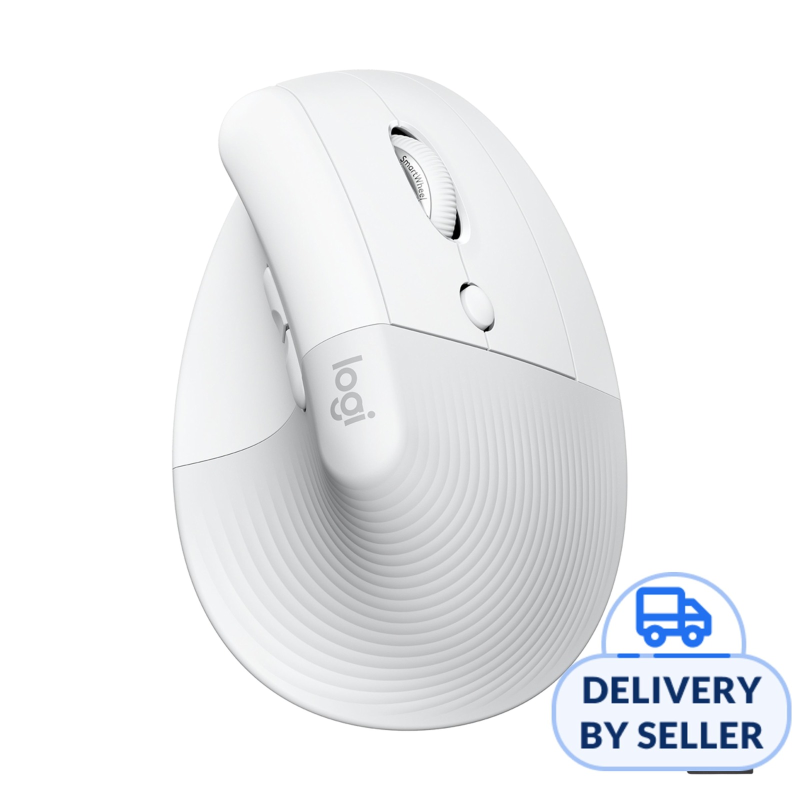 Logitech Lift Vertical Ergonomic Mouse - Off-white | NTUC FairPrice