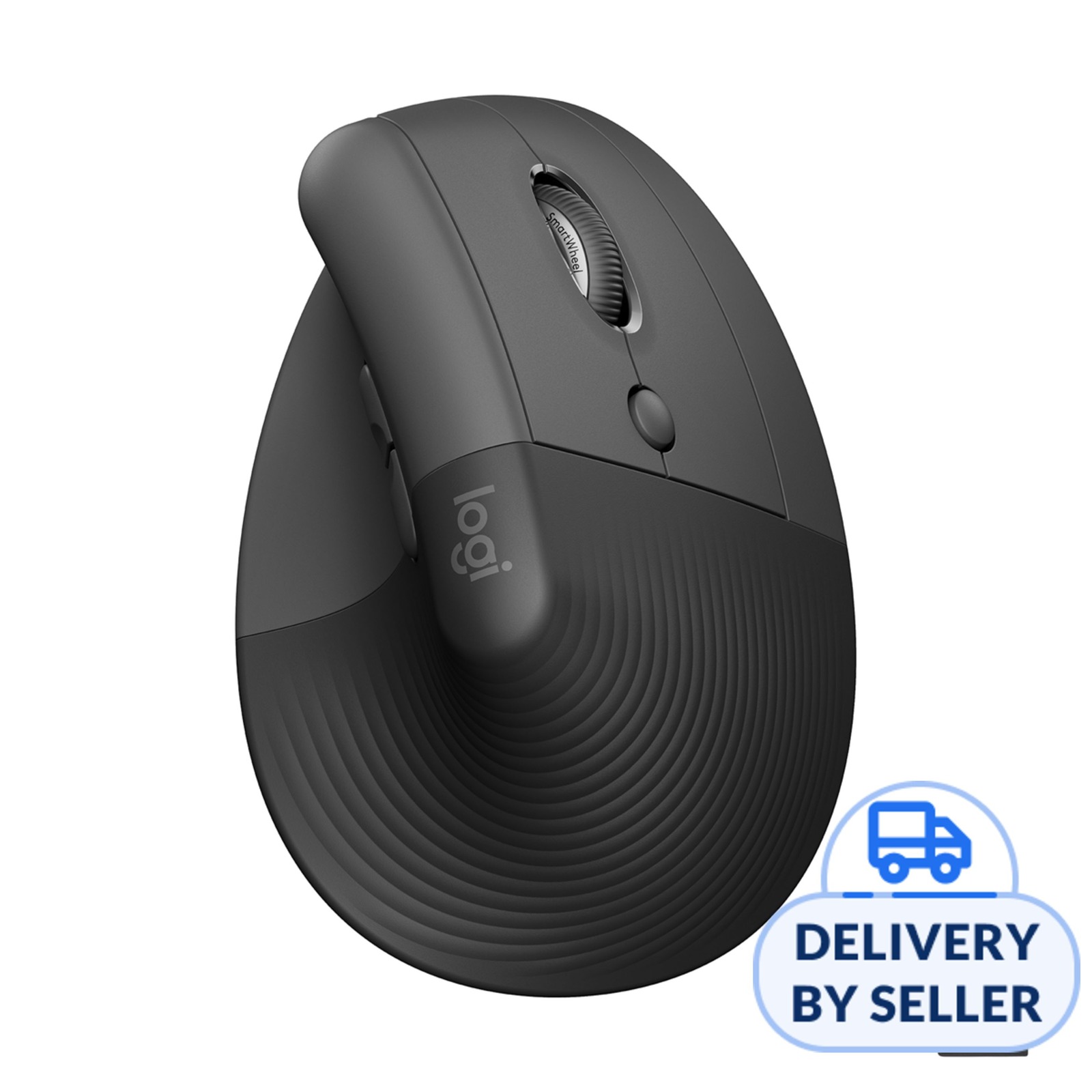 Logitech Lift Vertical Ergonomic Mouse - Graphite | NTUC FairPrice