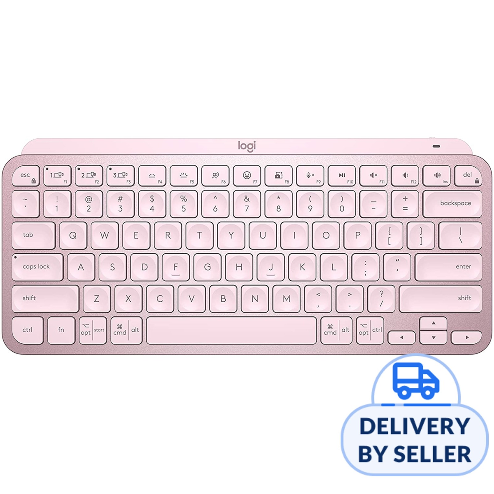 Logitech MX Keys Mini Wireless illuminated Keyboard - Rose | NTUC FairPrice