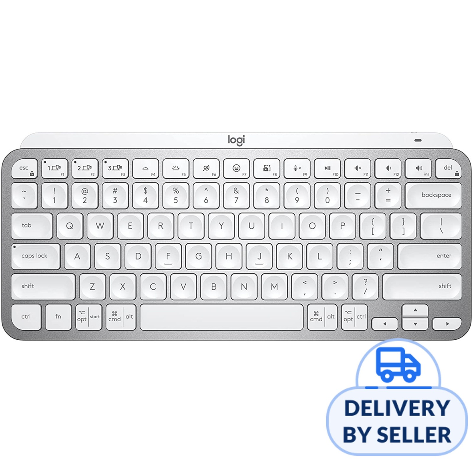 Logitech MX Keys Mini Wireless illuminated Keyboard Pale Grey | NTUC ...
