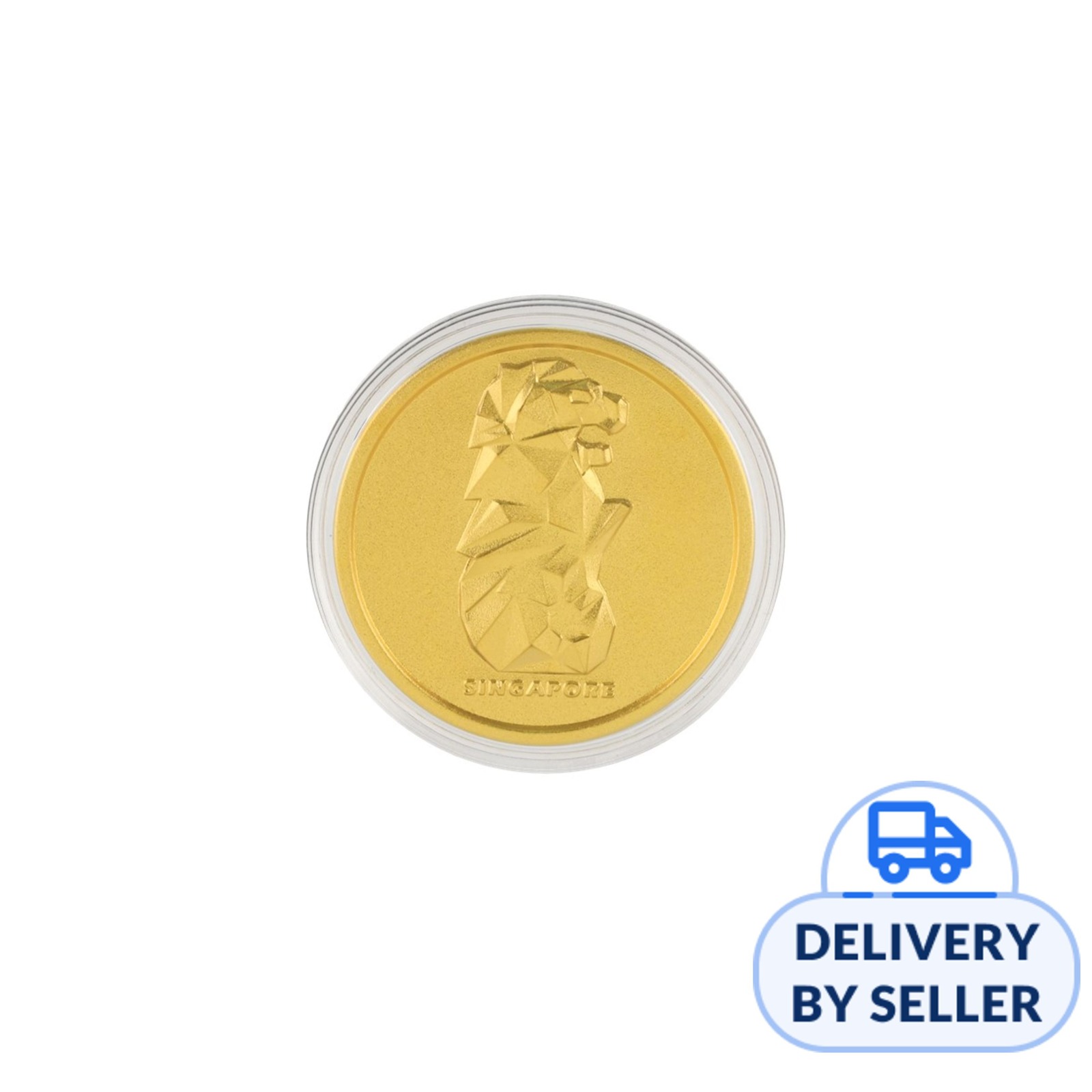 Merlion 24K Gold Foil Medallion | NTUC FairPrice