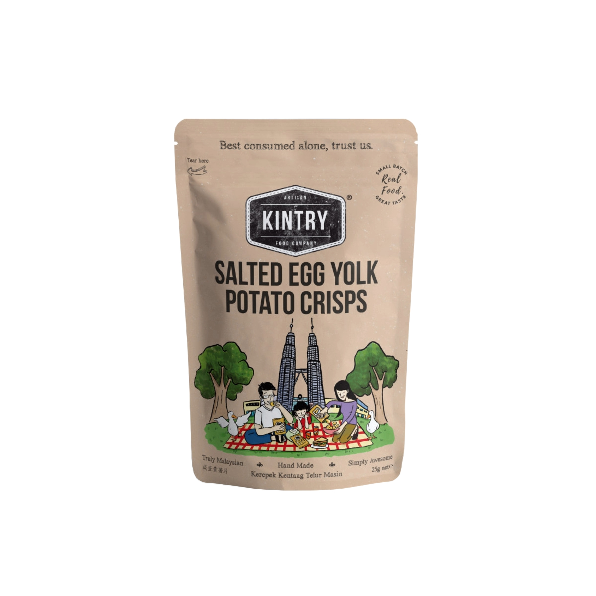 Kintry Salted Egg Yolk Potato Crisps | NTUC FairPrice