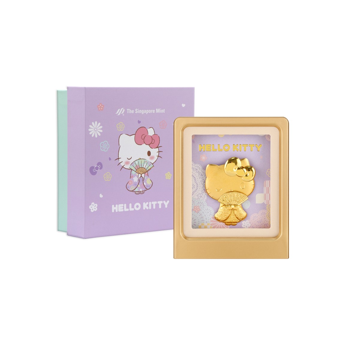 Hello Kitty Showa Collection 24K Gold Foil in Frame | NTUC FairPrice