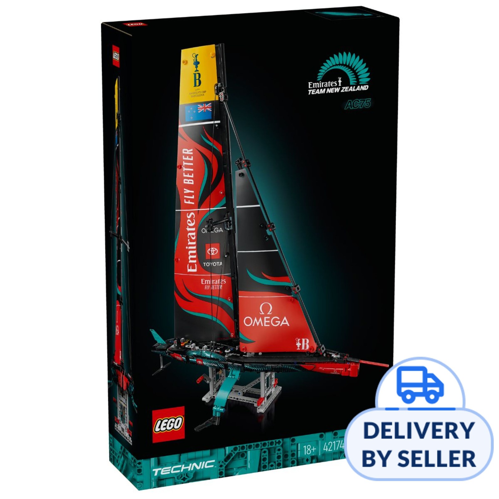 LEGO 42174 Technic Emirates Team New Zealand AC75 Yacht | NTUC FairPrice