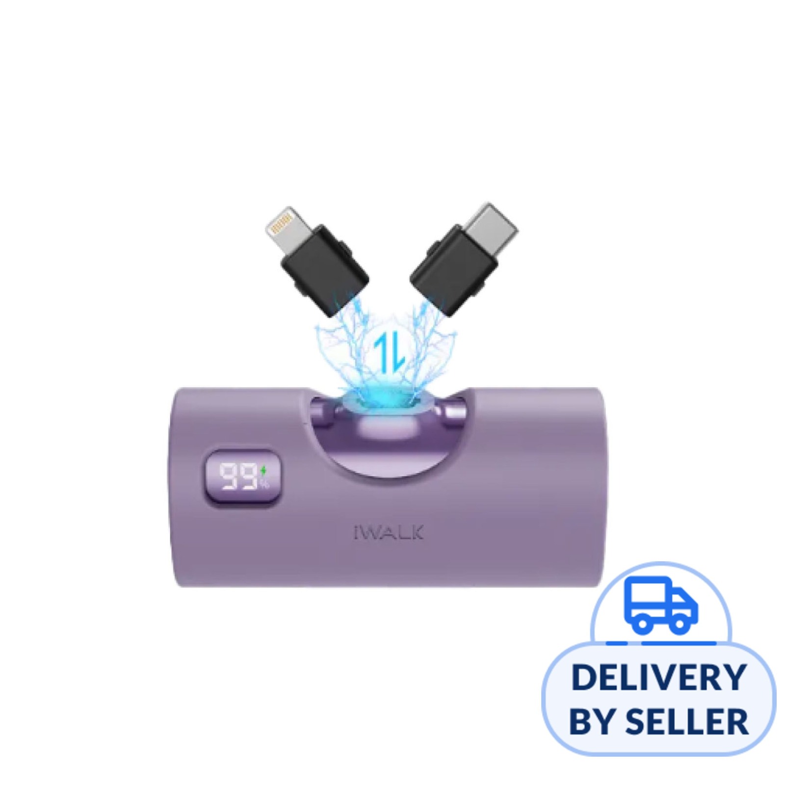 iWalk 5000mAh 20W Fast Charging Powerbank - Purple | NTUC FairPrice