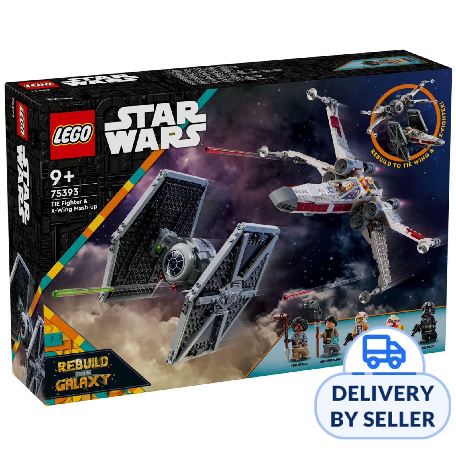 LEGO 75393 Star Wars TIE Fighter & X-Wing Mash-up | NTUC FairPrice