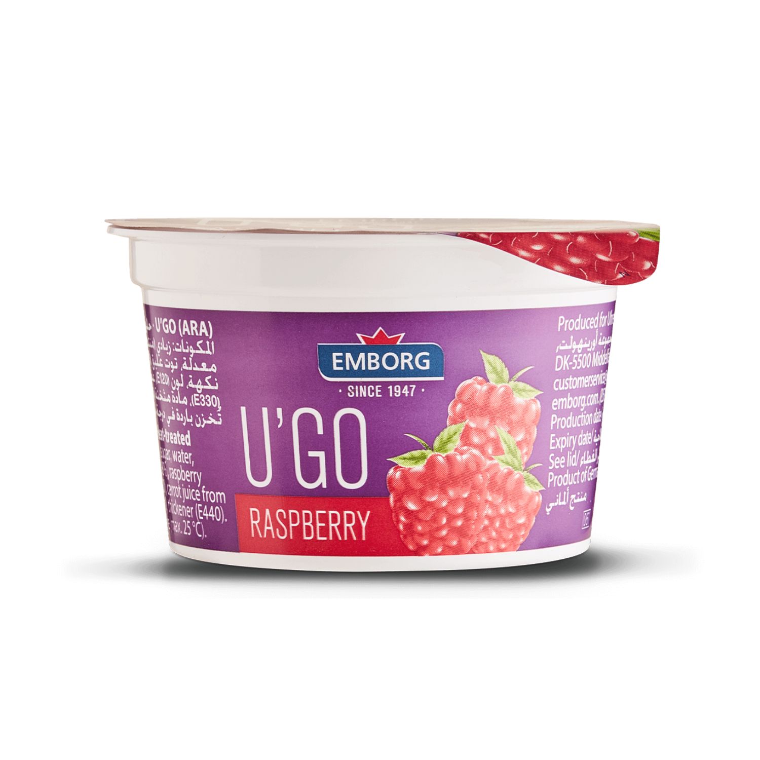 Emborg U'GO Yogurt (Flavors: Raspberry) 100g - Chilled | NTUC FairPrice