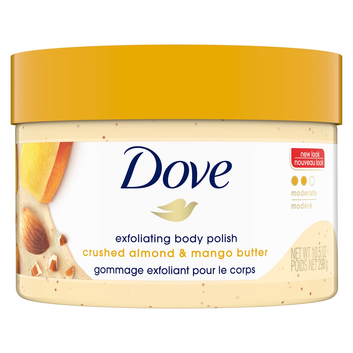 Dove Body Polish Crushed Almond & Mango Butter | NTUC FairPrice