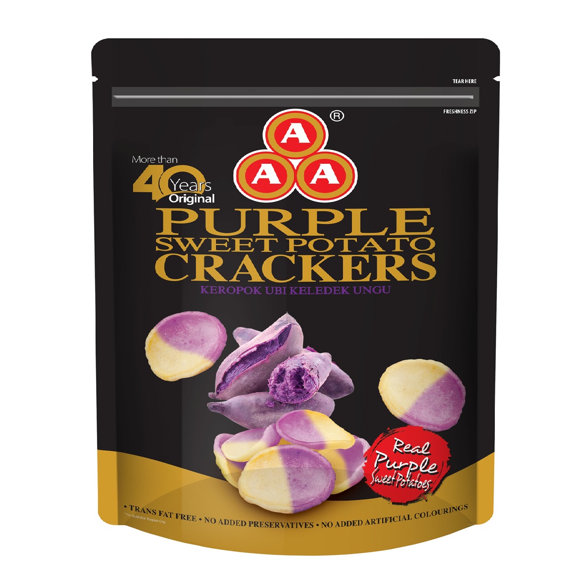 Purple Sweet Potato Crackers | NTUC FairPrice