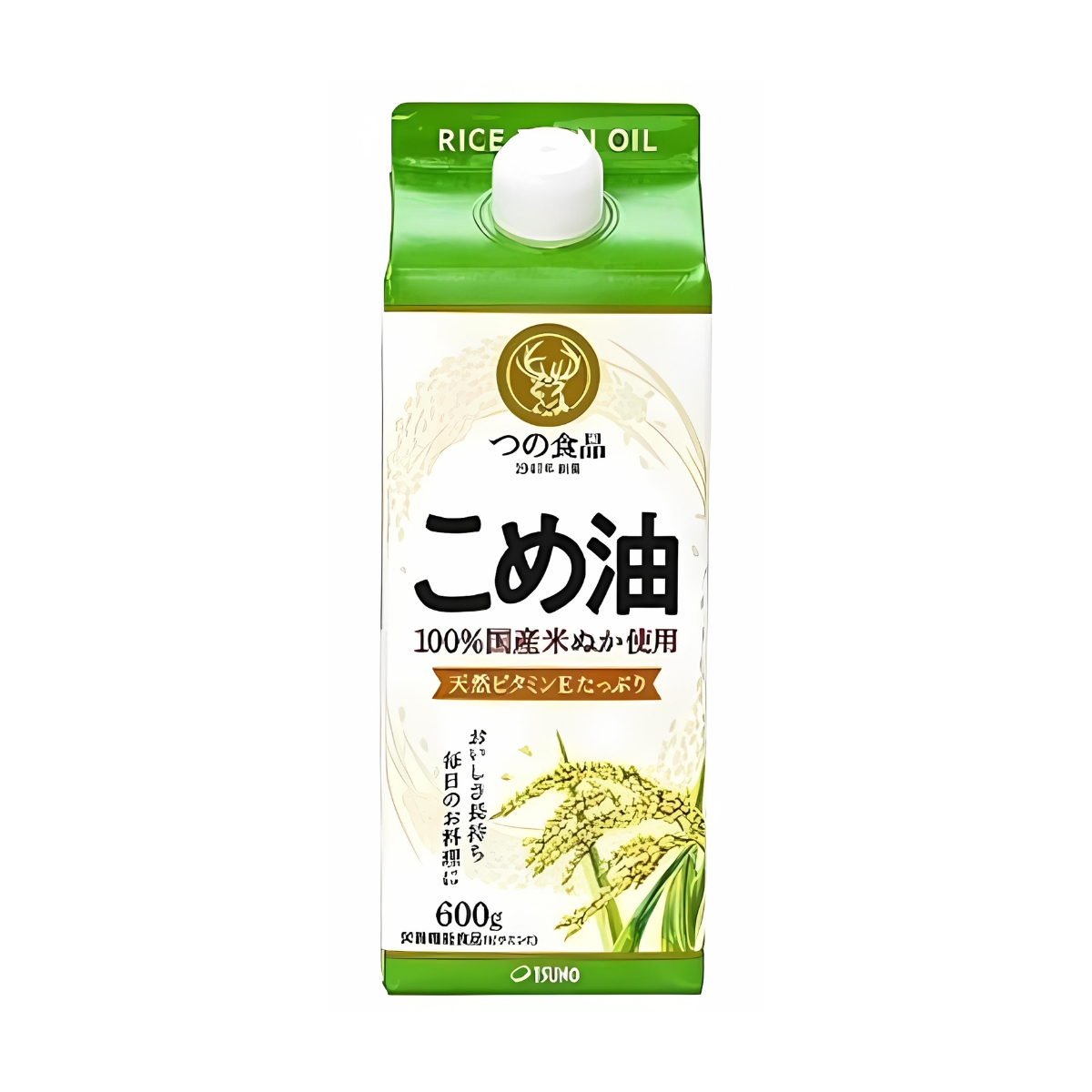 Tsuno Kome Abura Japanese Rice Oil 600g Family Size Pack | NTUC FairPrice