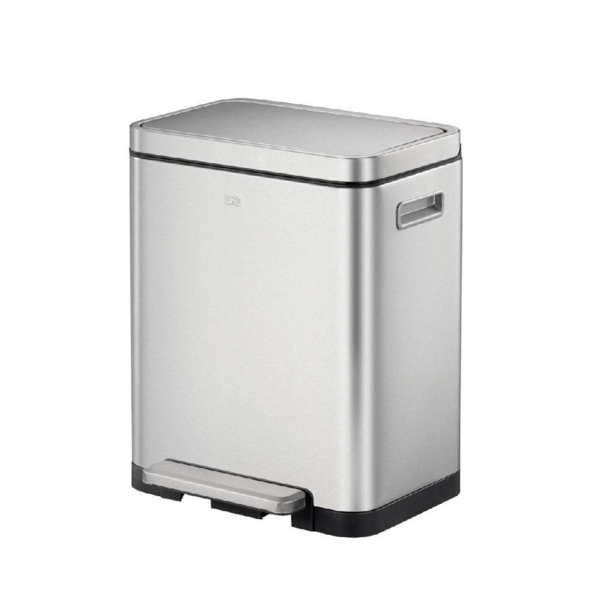Eko S/S Rectangle Step Bin With Soft Closing Lid , 20L | NTUC FairPrice