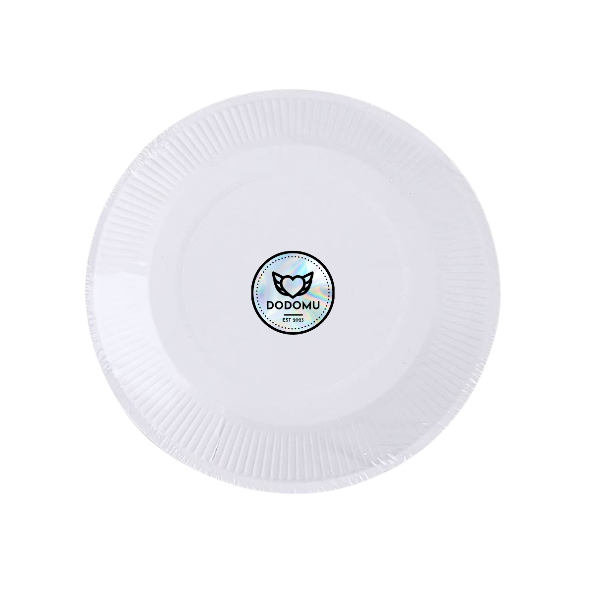 Dodomu Disposable 7 Inch Paper Plates - White | NTUC FairPrice