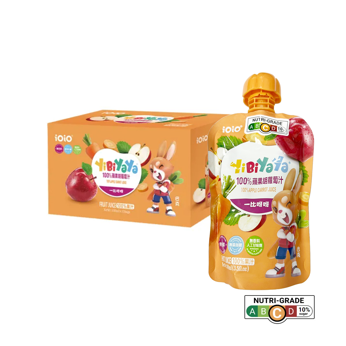 iOiO YiBiYaYa 100% Juice - Apple Carrot | NTUC FairPrice