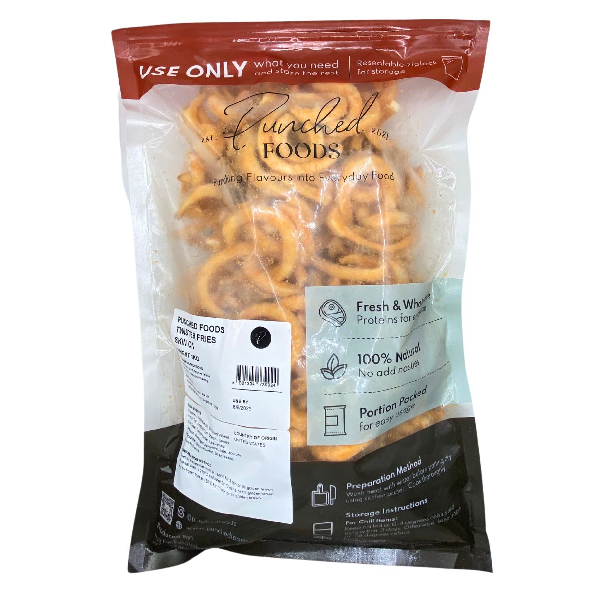 Punched Foods Twister Curly Fries | NTUC FairPrice