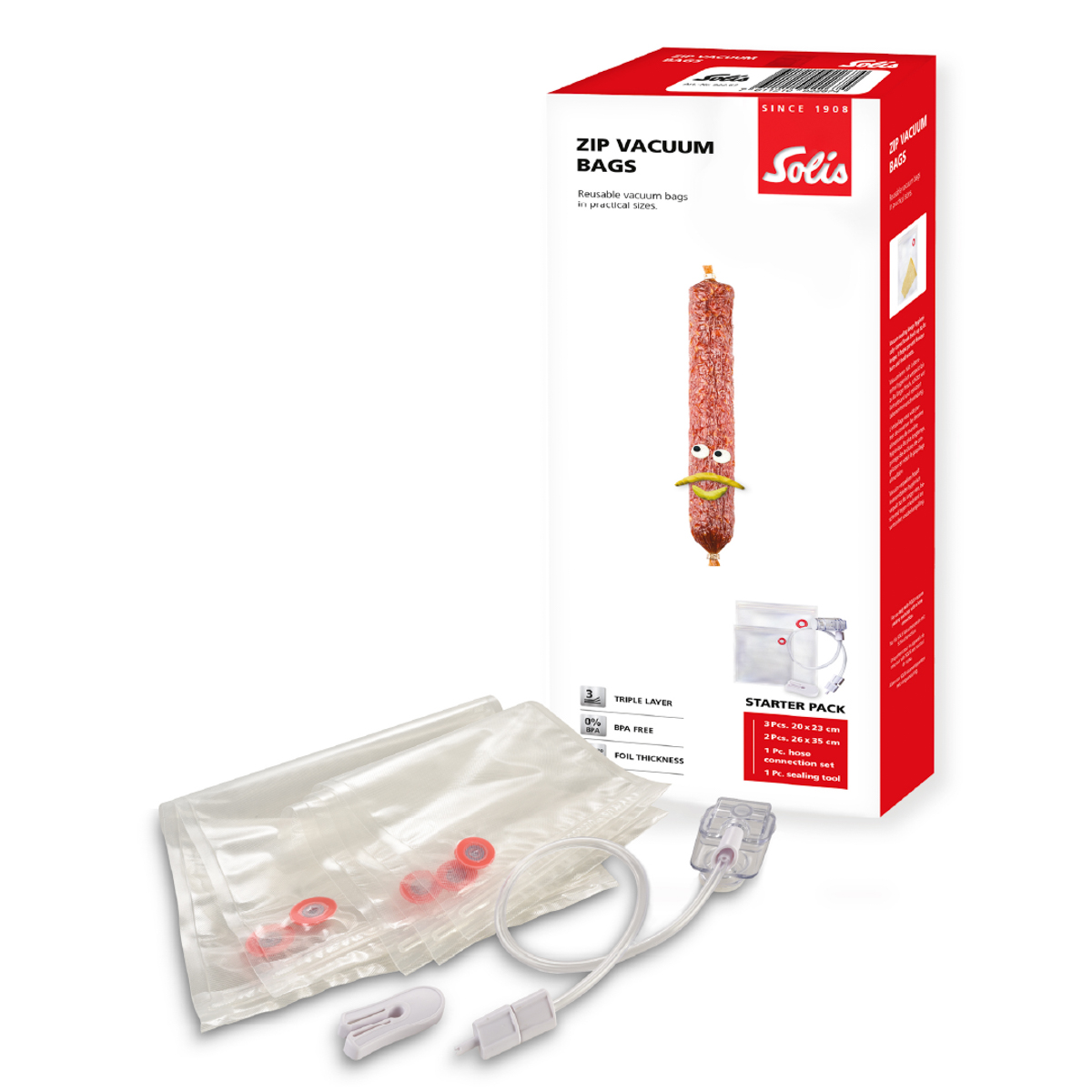 Solis Vacuum Zipper Bag Starter Set | NTUC FairPrice