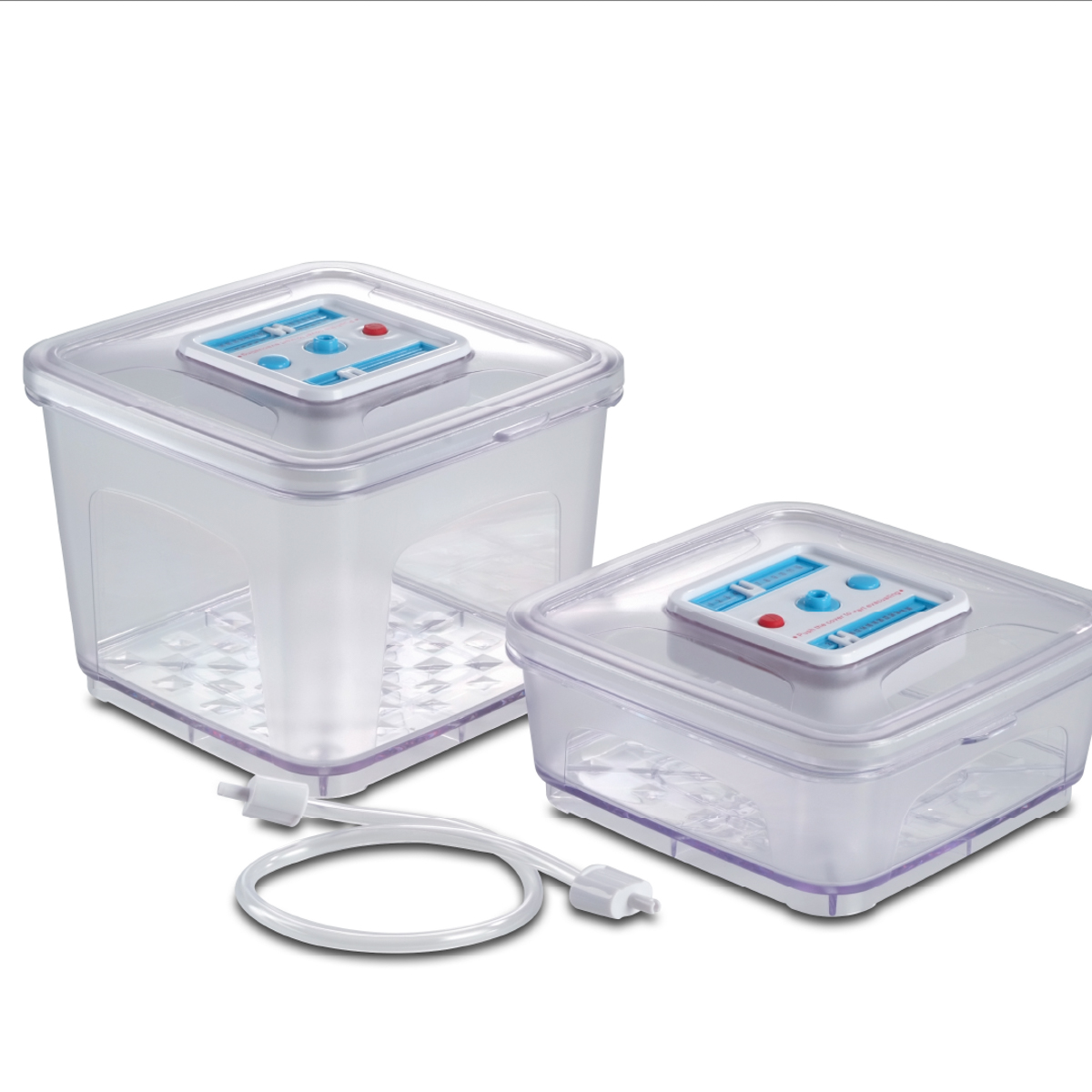 Solis Vacuum Quadratic Containers, 2Pcs/Set | NTUC FairPrice