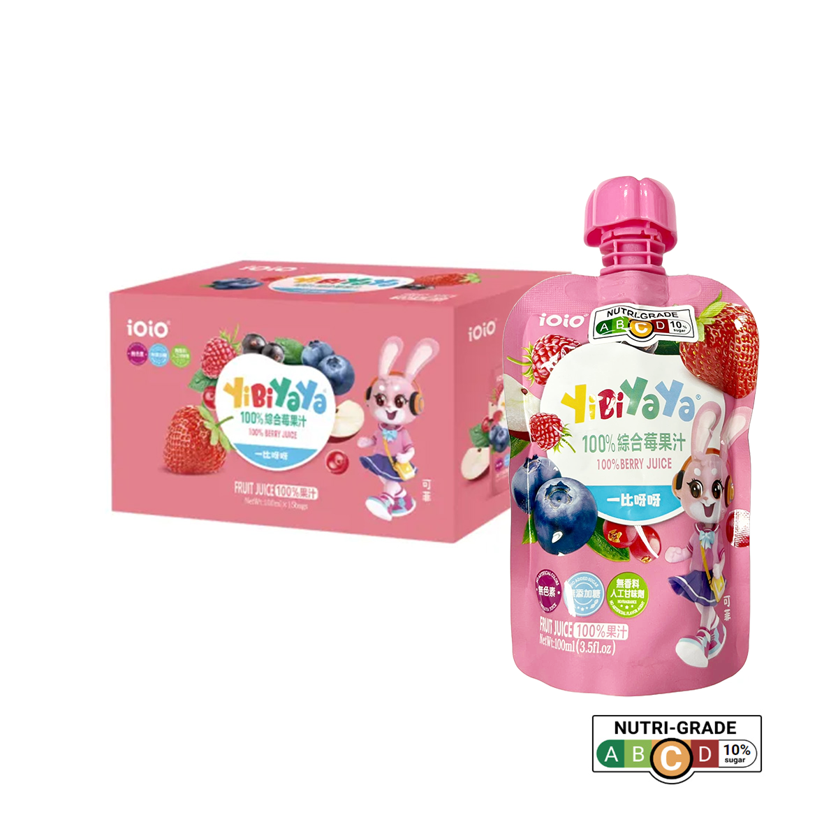iOiO YiBiYaYa 100% Juice - Berry | NTUC FairPrice
