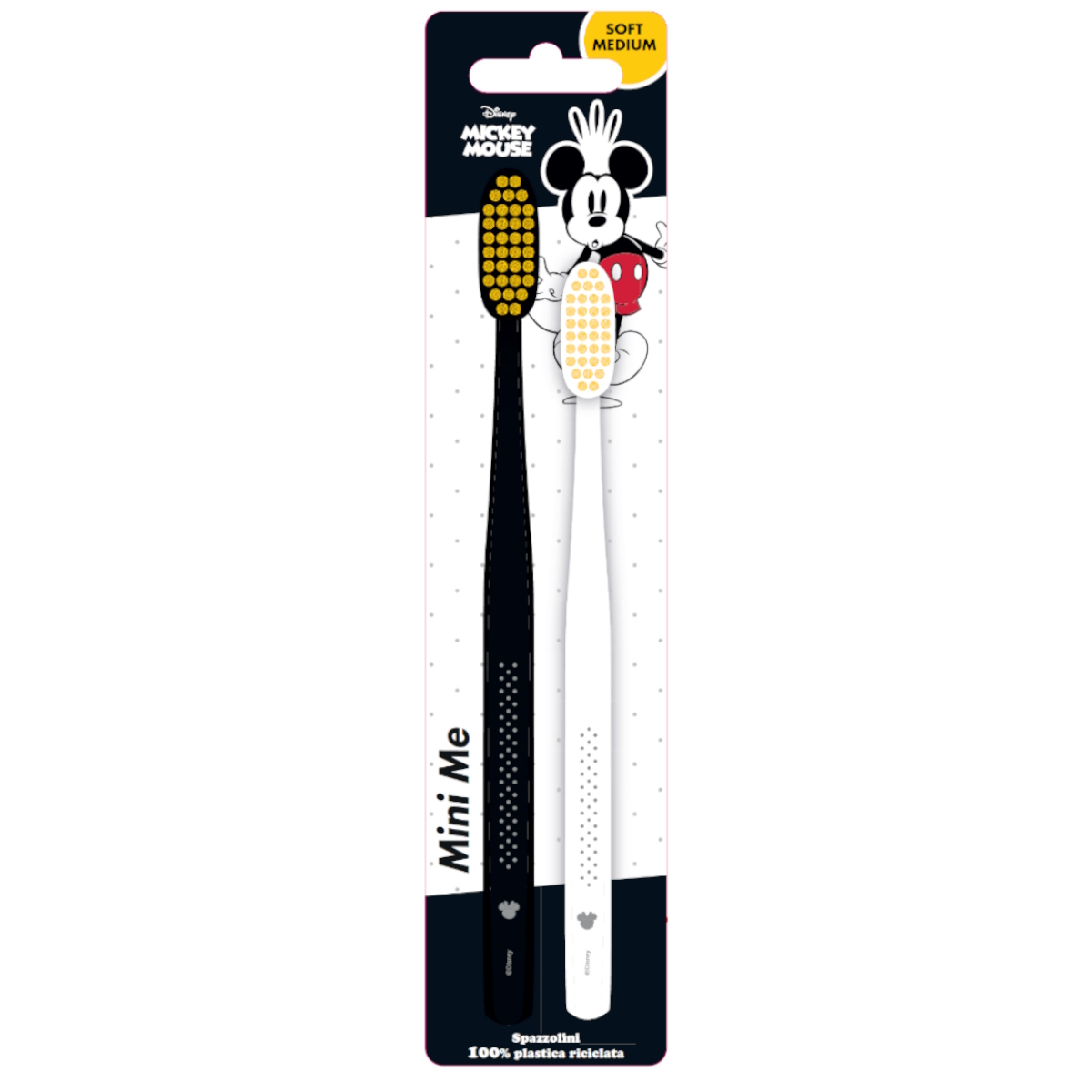 Mr White Mickey Mini Me Toothbrush - Soft Medium | NTUC FairPrice
