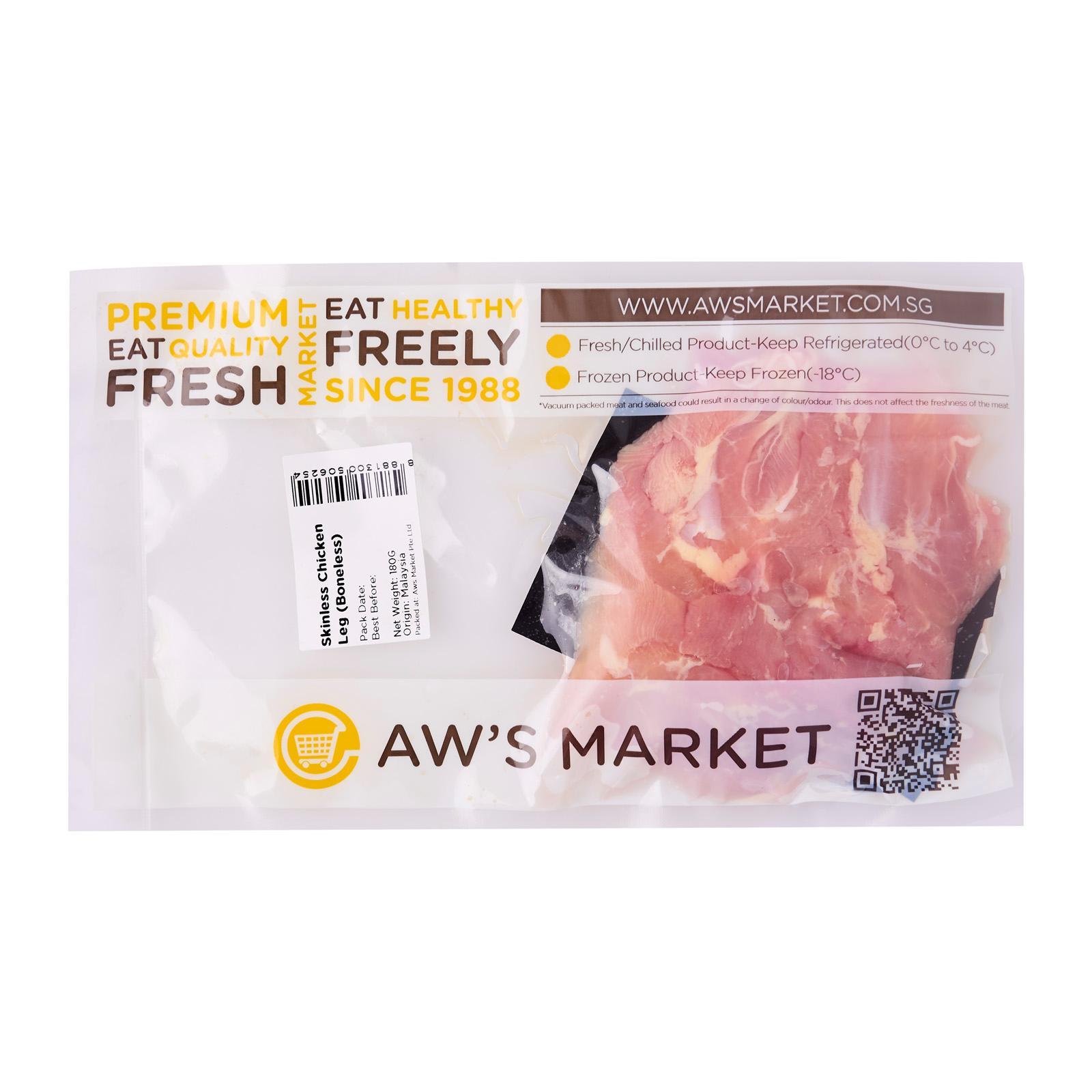 Aw's Market Skinless Chicken Leg (Boneless) | NTUC FairPrice