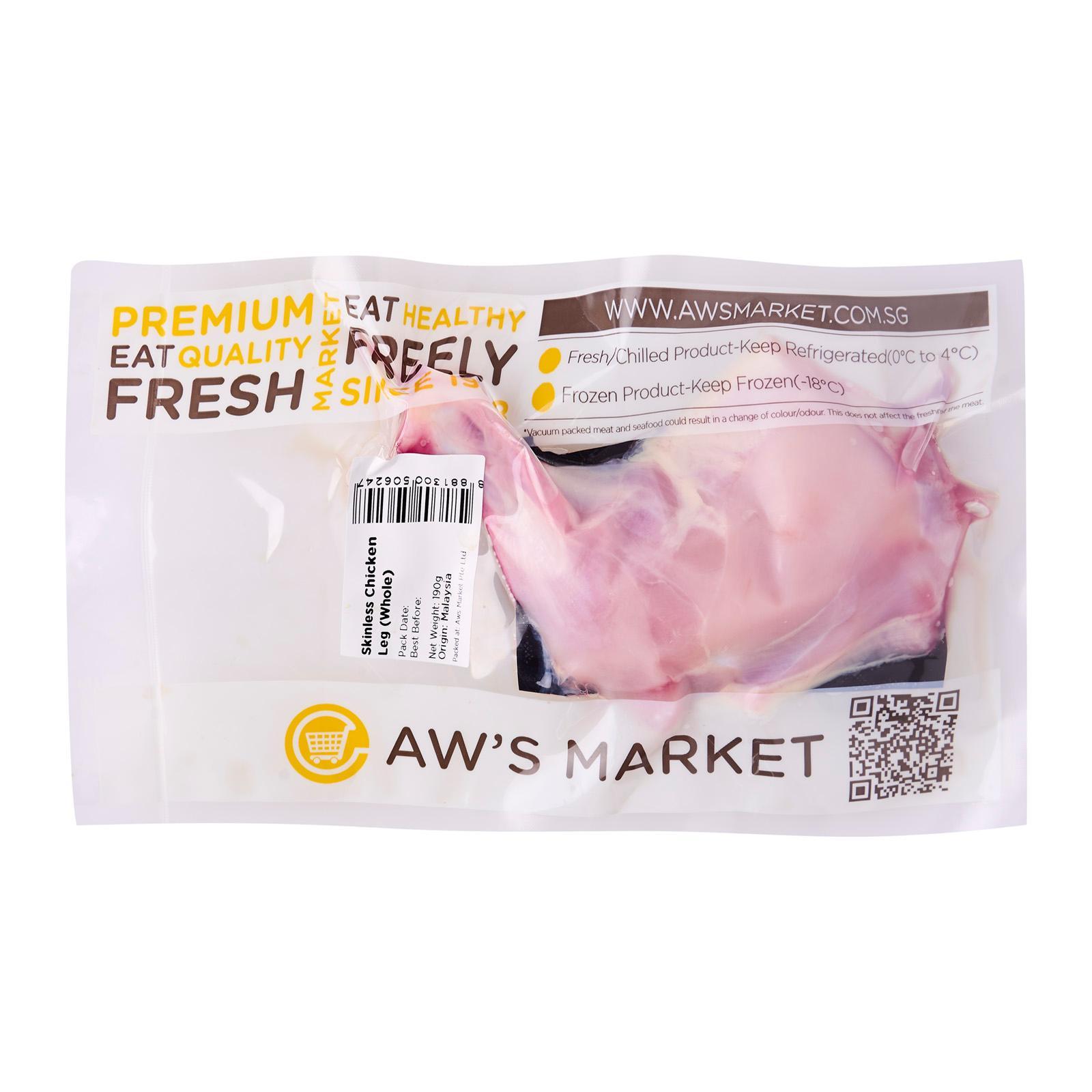 Aw's Market Skinless Chicken Leg (Whole) | NTUC FairPrice