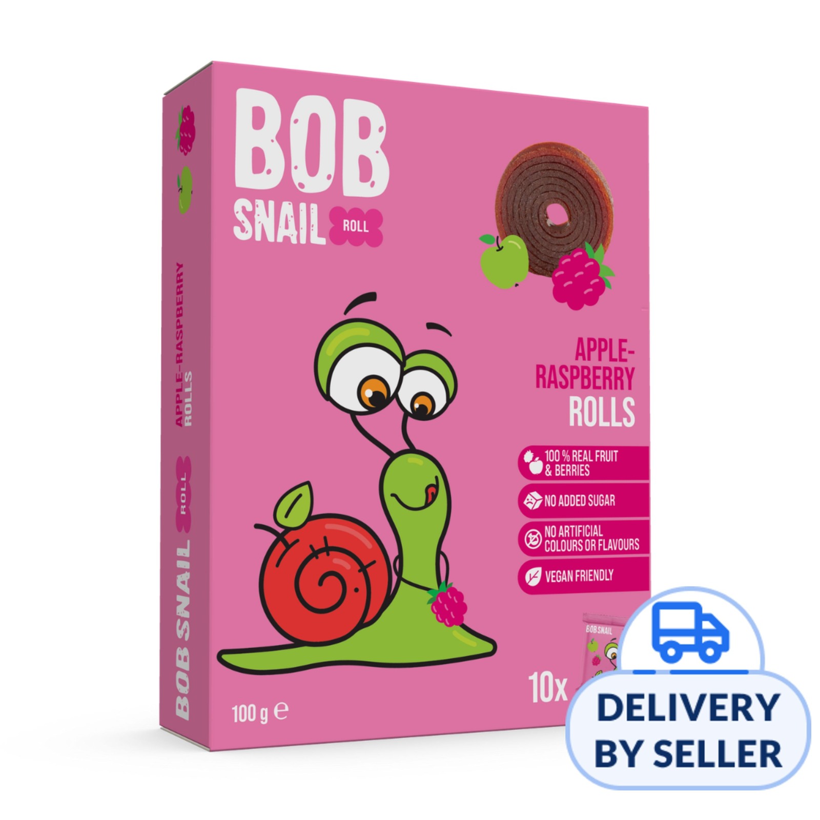 Bob Snail - Fruit Rolls Apple-Raspberry 100g | NTUC FairPrice