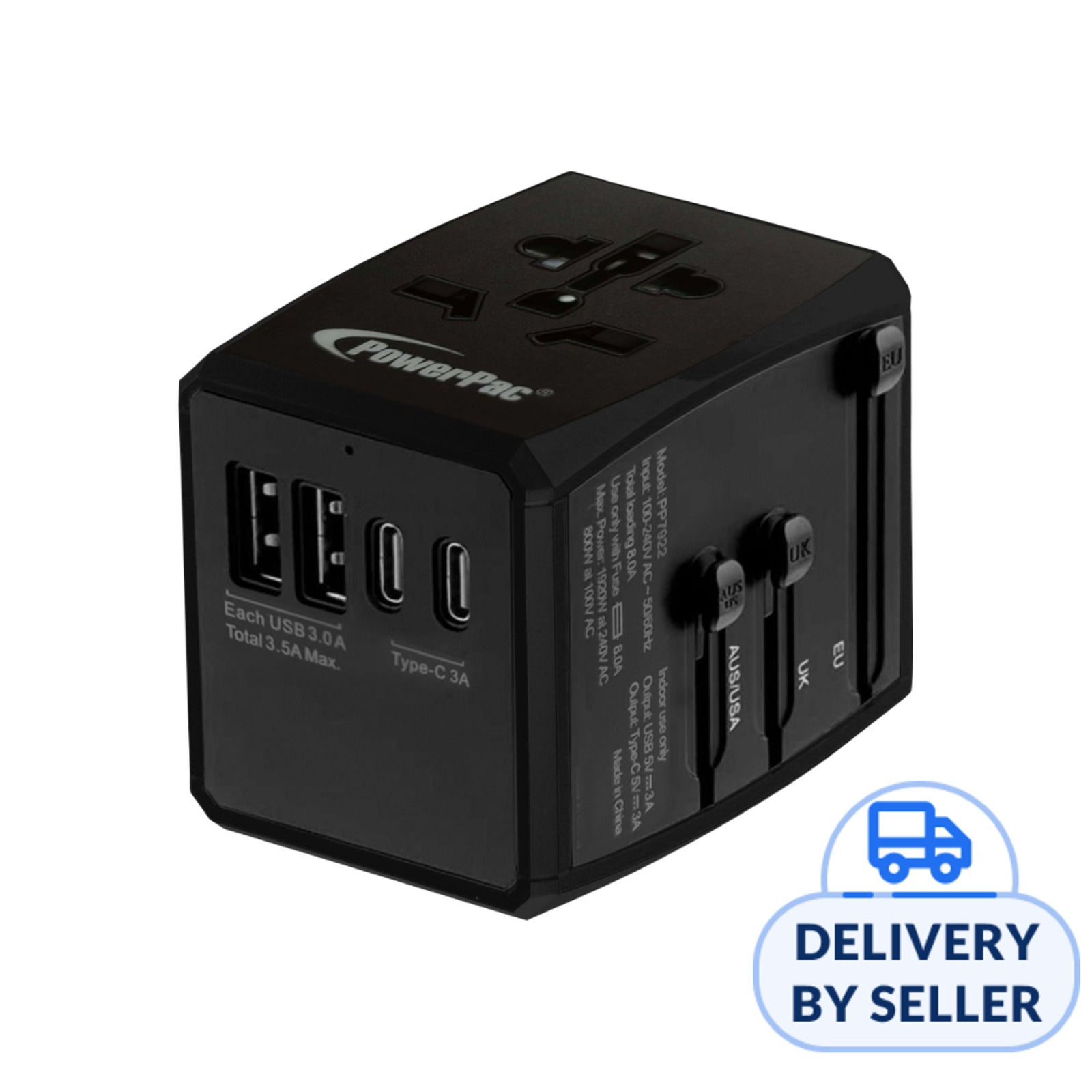 PowerPac Multi Travel Adapter (PP7922) | NTUC FairPrice