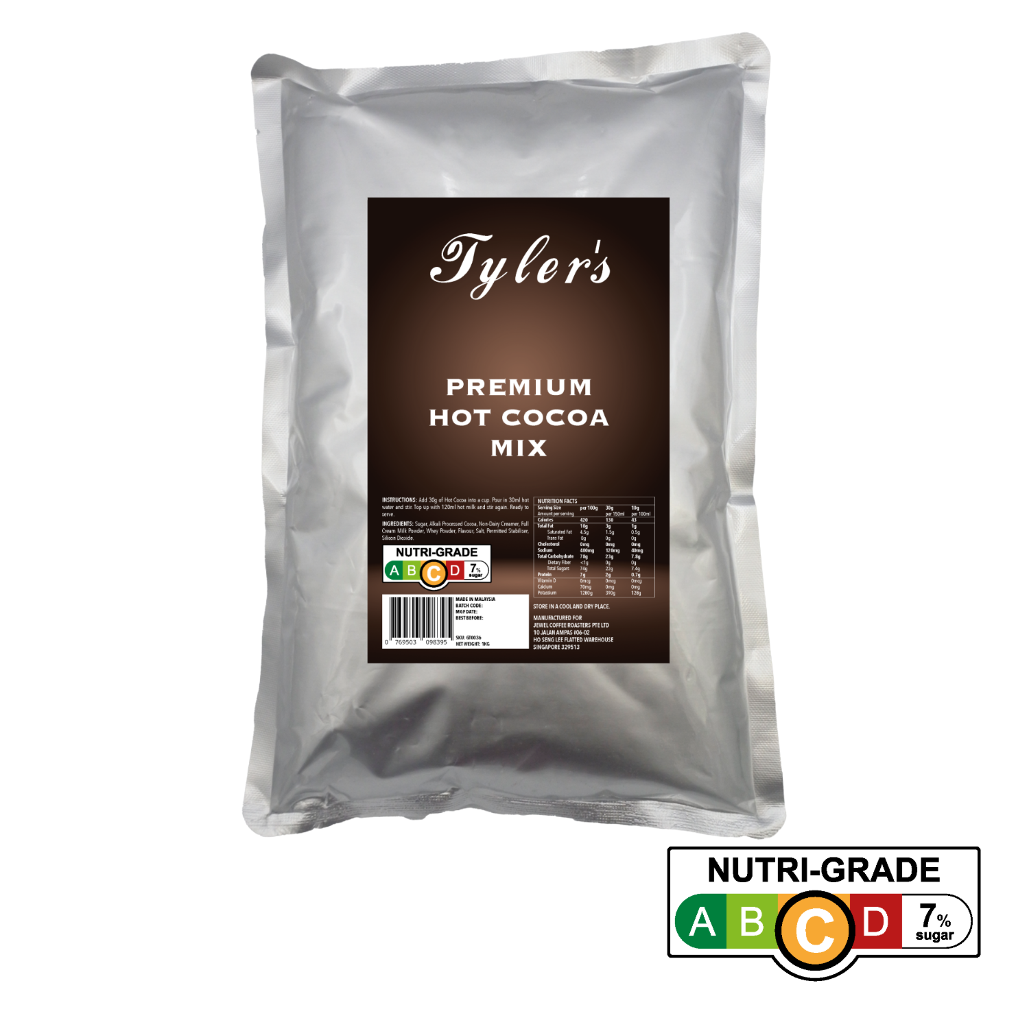Tyler's Premium Hot Cocoa Mix | NTUC FairPrice