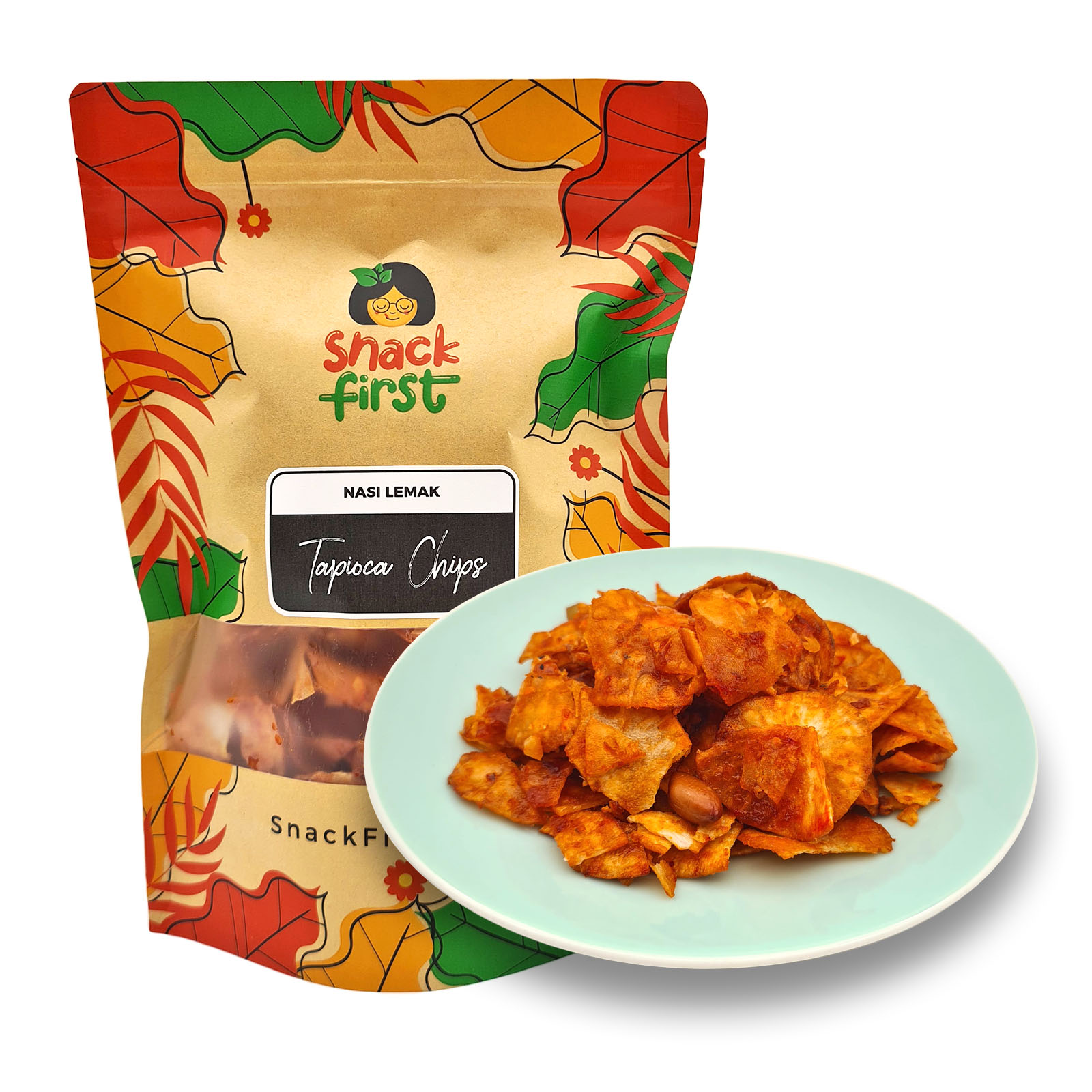 SnackFirst Nasi Lemak Tapioca Chips (Spicy Sweet Crackers) | NTUC FairPrice