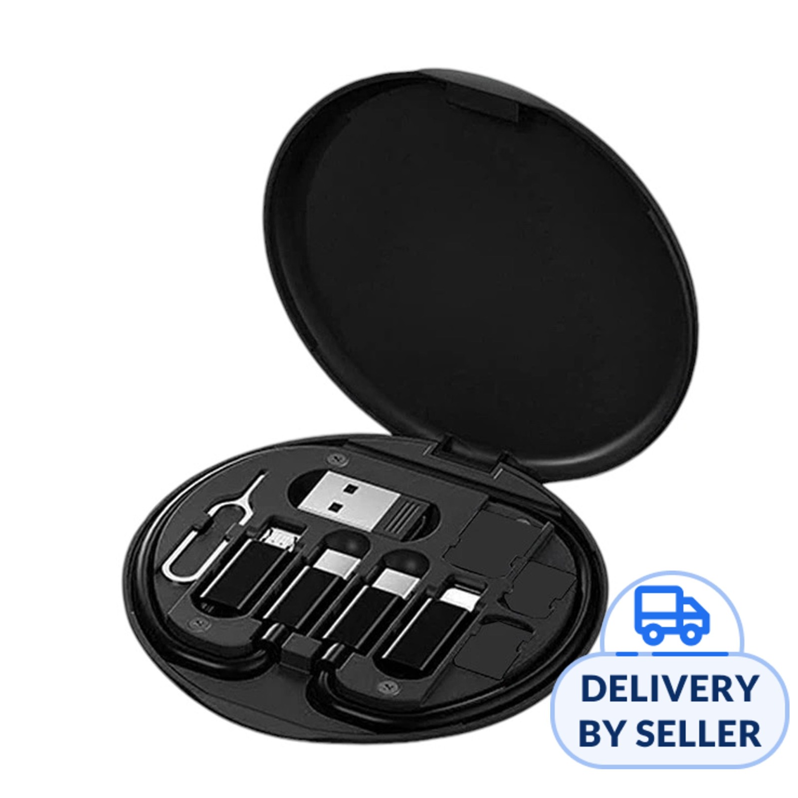 GLADLEIGH Multifunctional Travel Cable Set-black | NTUC FairPrice