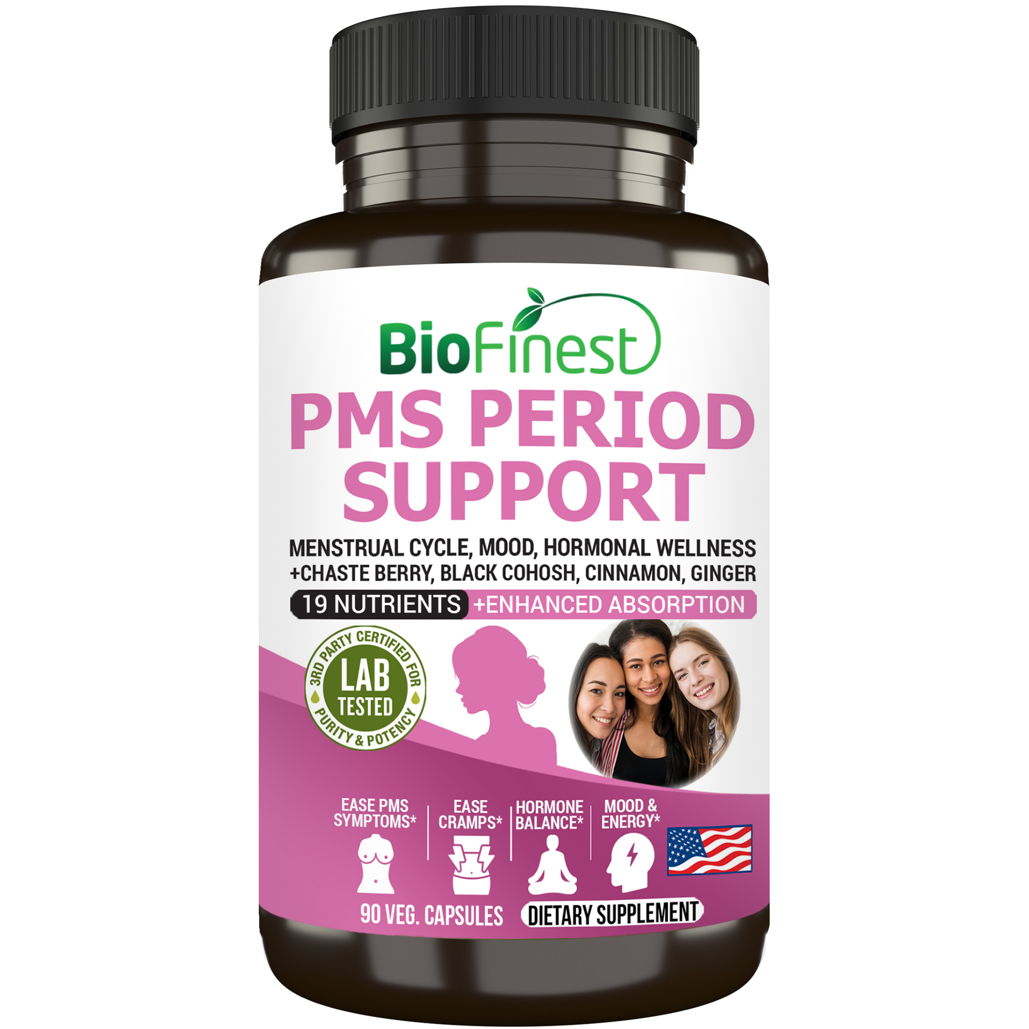 PMS Period Support Supplement Menstrual Hormone Cramp Bloat | NTUC FairPrice