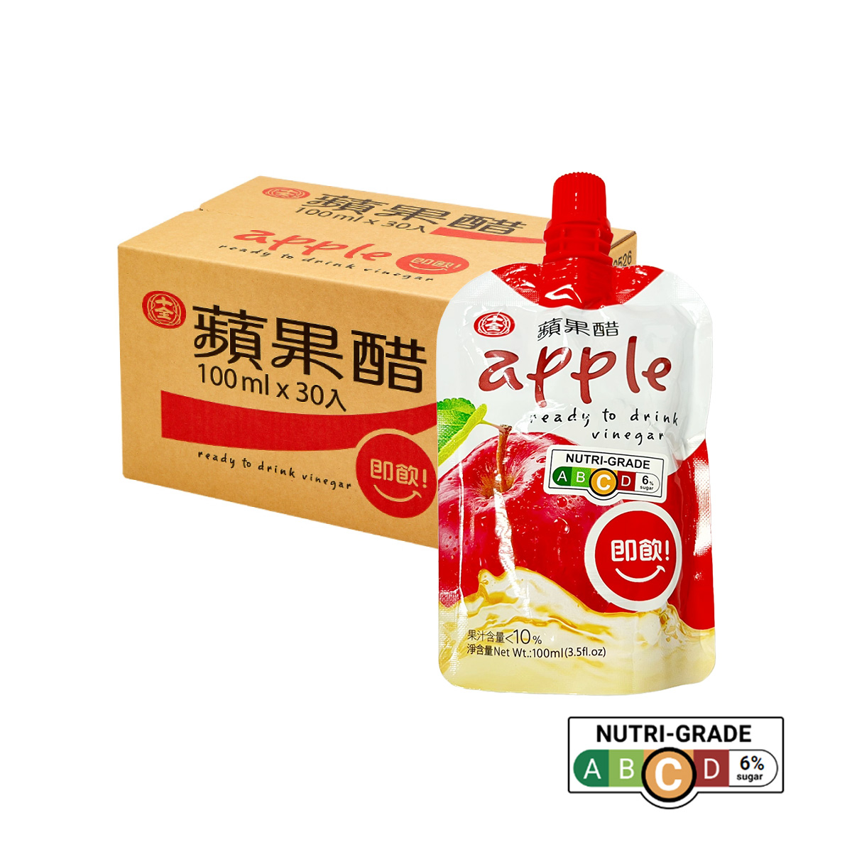 Shih Chuan Vinegar Drink - Apple (CTN) | NTUC FairPrice